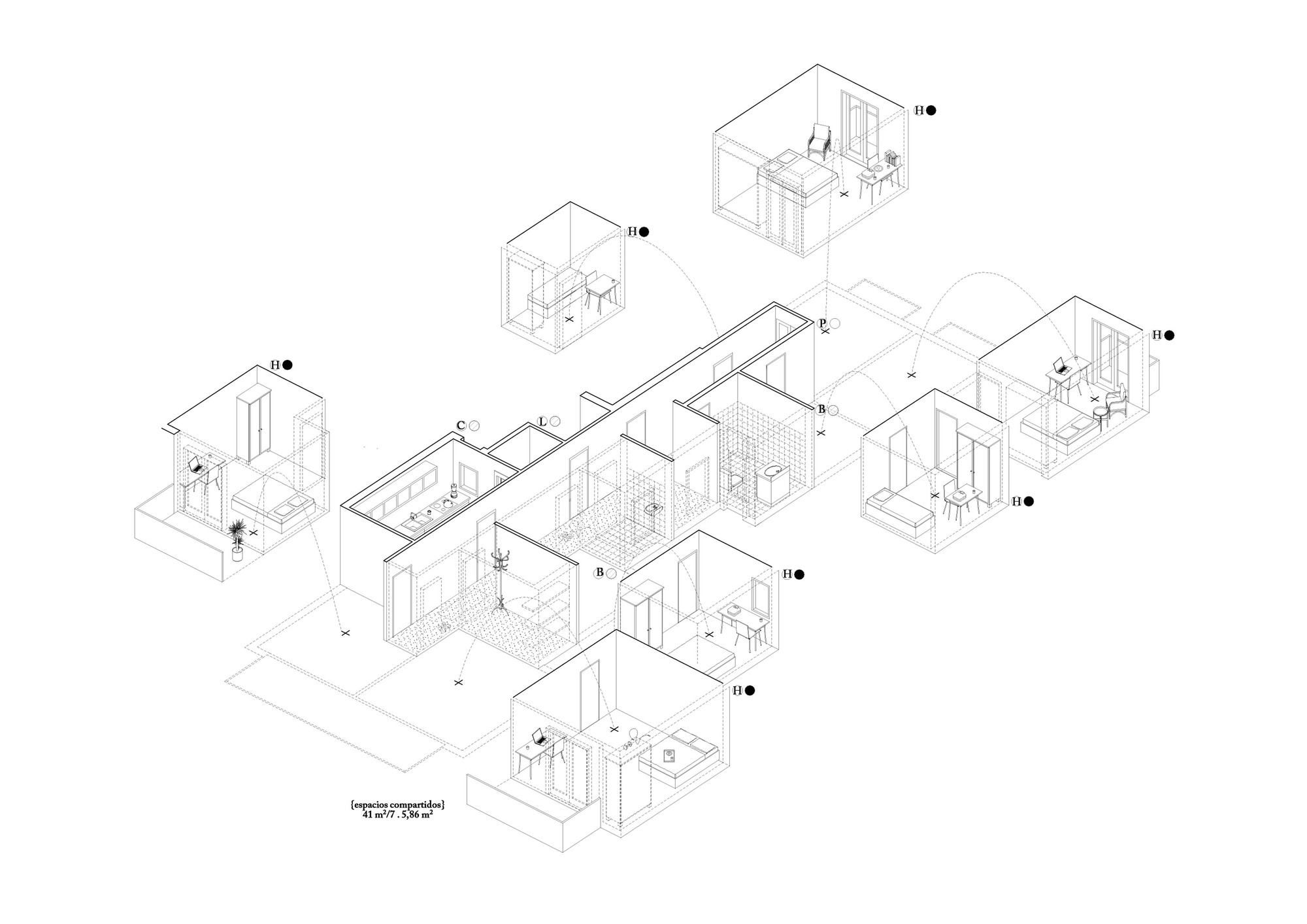Gallery of A City of Rooms: An Analysis of Shared Housing and Domestic ...
