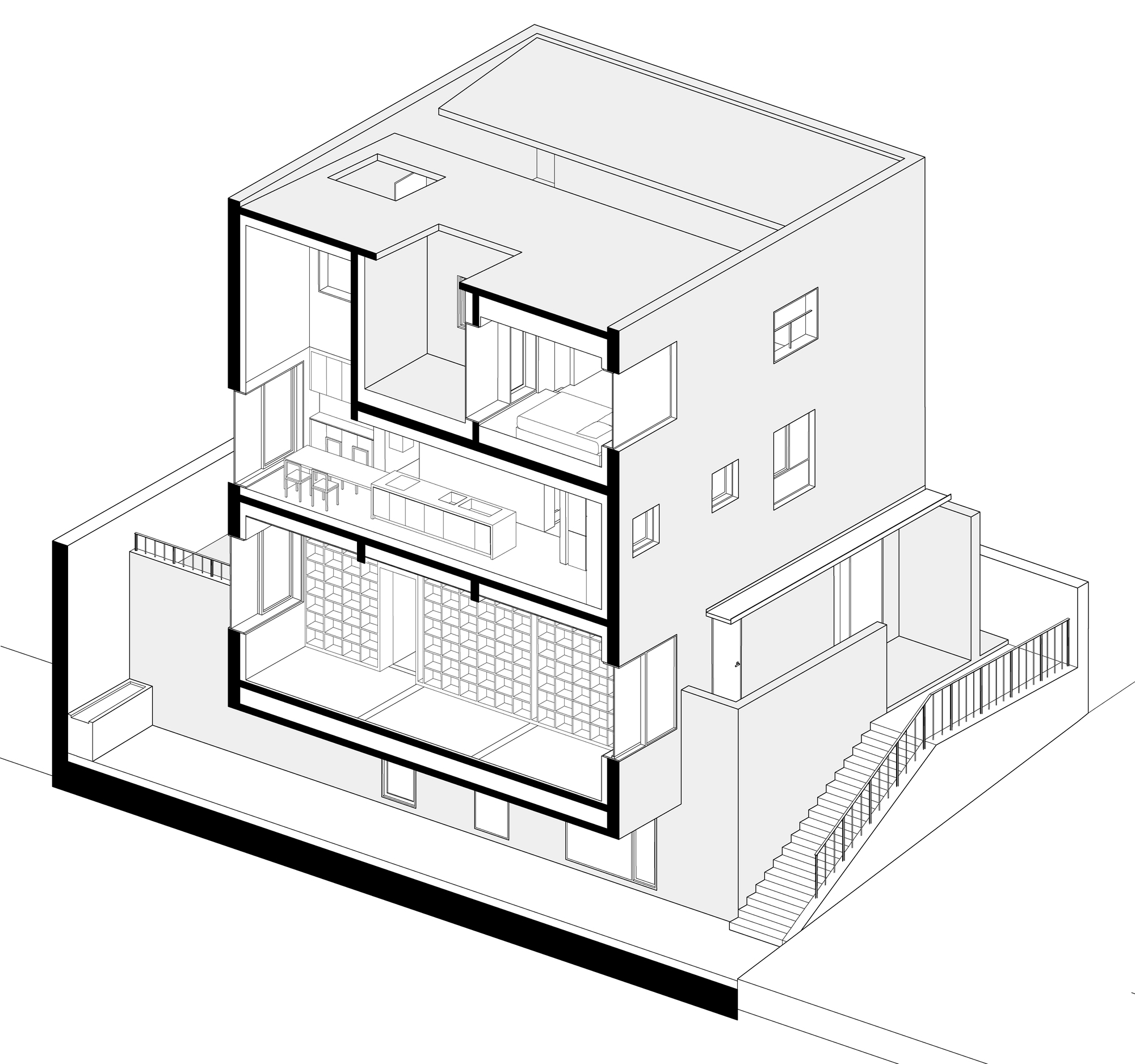 Gallery of 3x4 Café and House / SOBO architects - 37