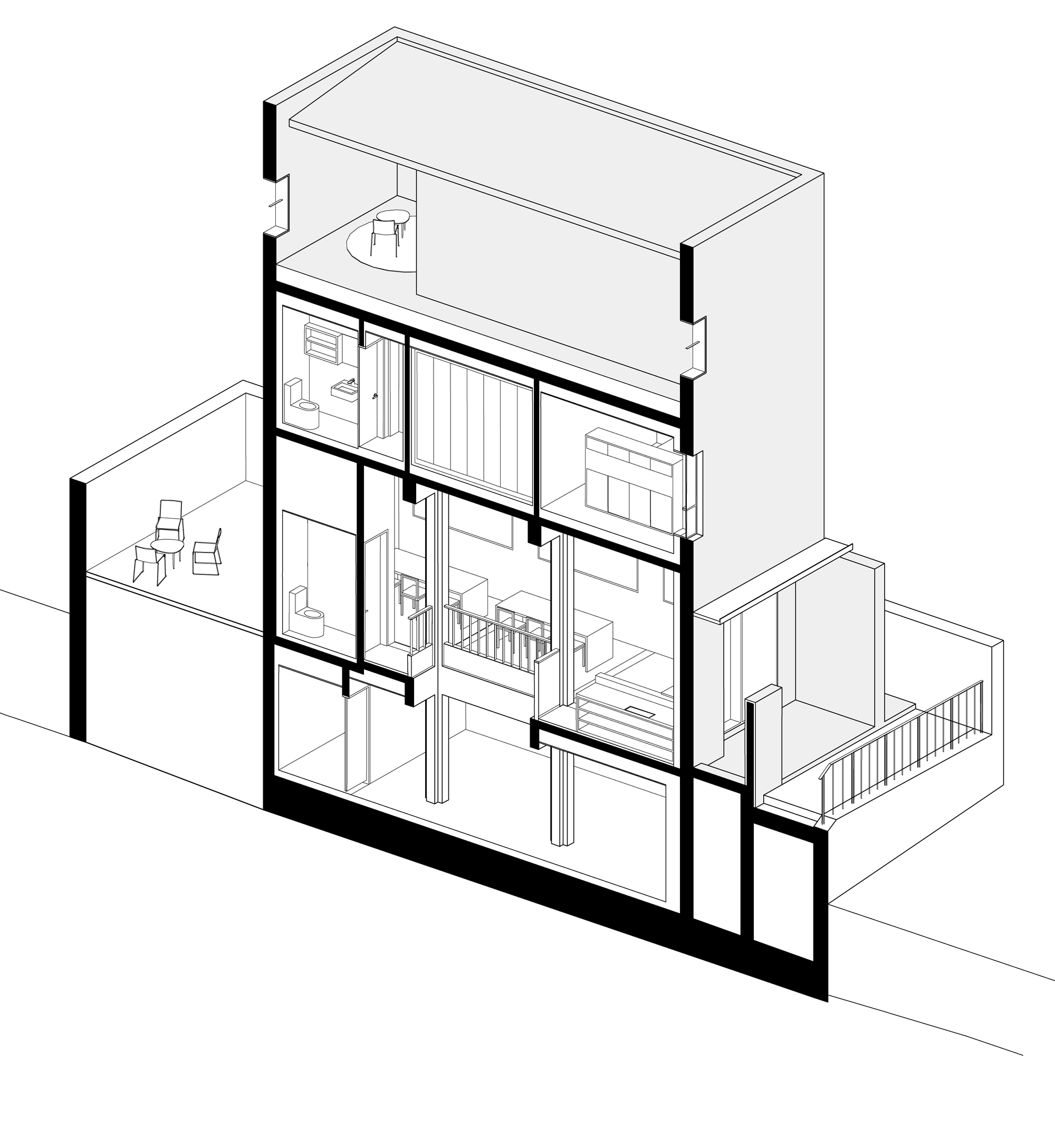 Gallery of 3x4 Café and House / SOBO architects - 36