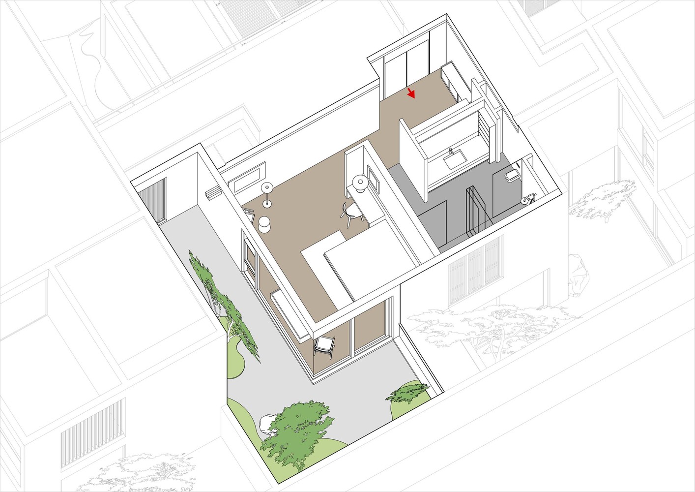 Gallery of The Flowing Garden House / More Than Arch Studio - 35