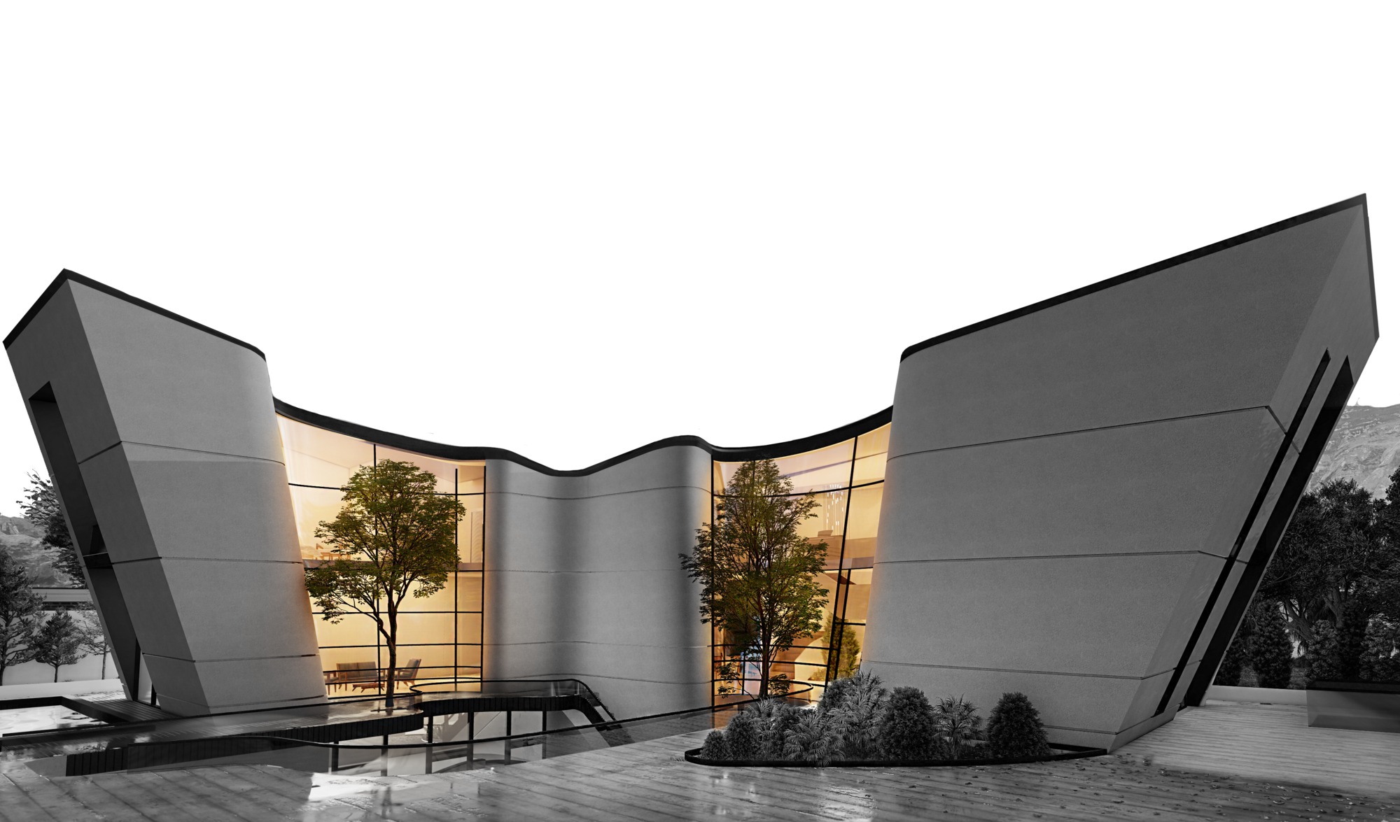 Gallery of A Coastal Villa in Santorini and a Shelter in the Forests of ...