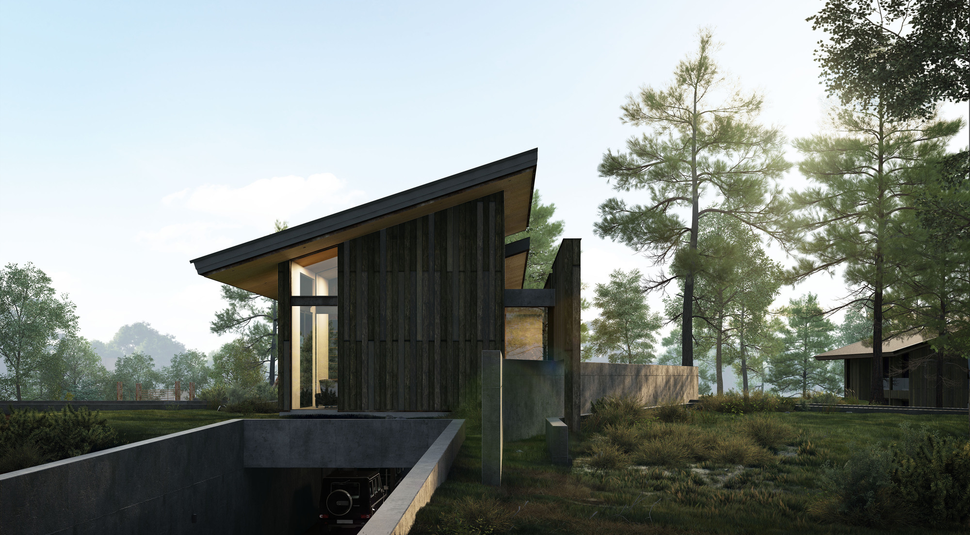 Gallery of A Coastal Villa in Santorini and a Shelter in the Forests of ...