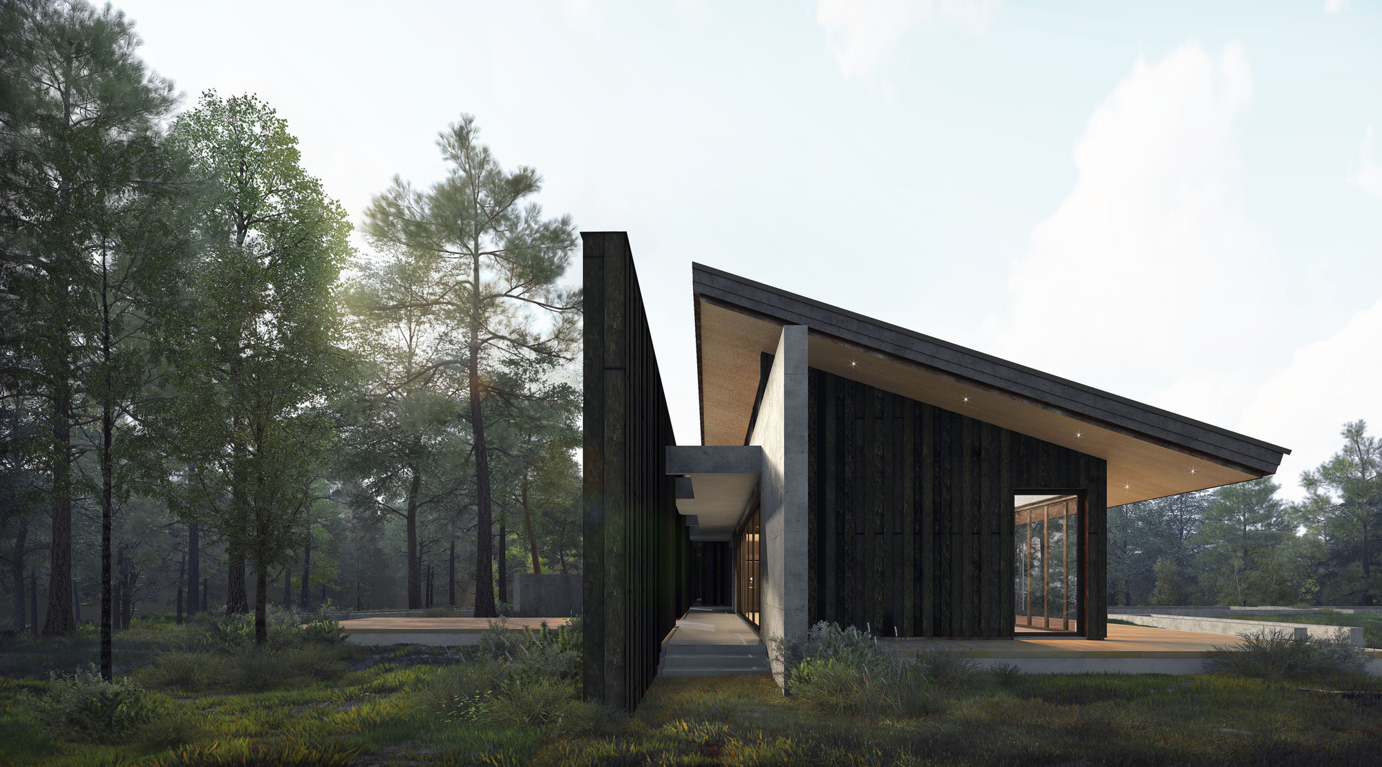 Gallery of A Coastal Villa in Santorini and a Shelter in the Forests of ...