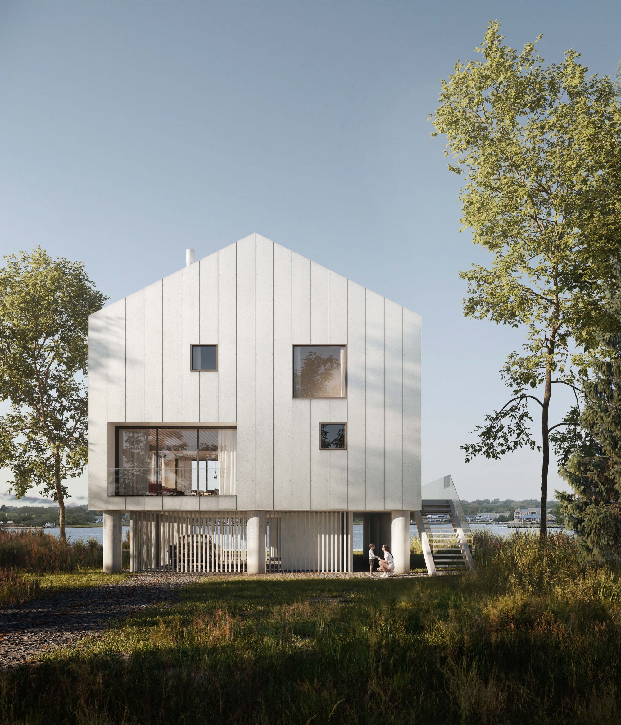 Gallery of A Coastal Villa in Santorini and a Shelter in the Forests of ...