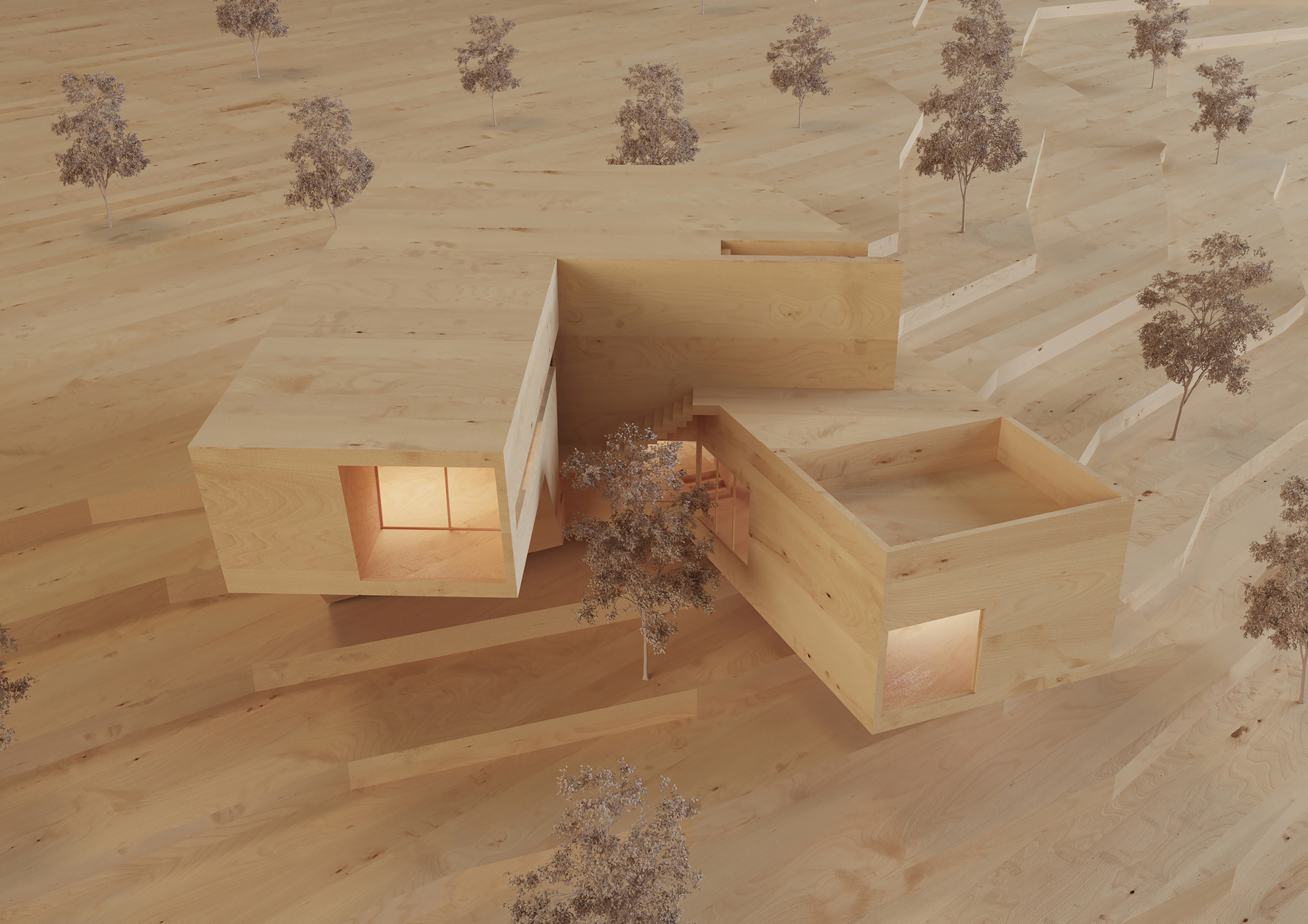 Gallery of A Coastal Villa in Santorini and a Shelter in the Forests of ...