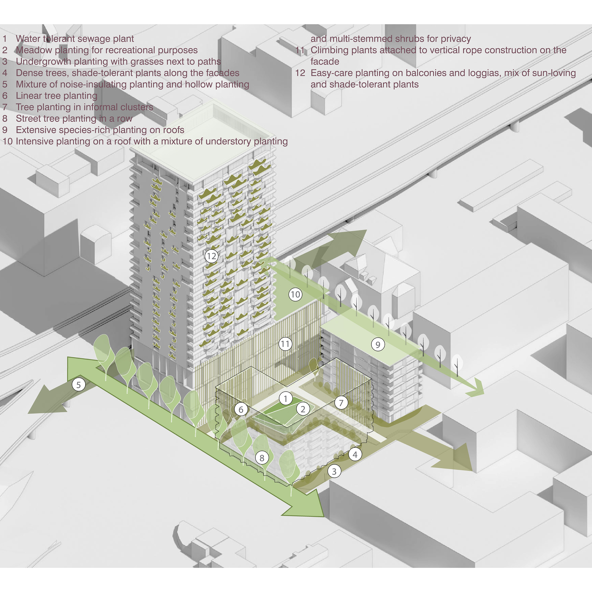 Gallery of UNStudio Wins Competition for Mixed-Use Tower in Dusseldorf - 6