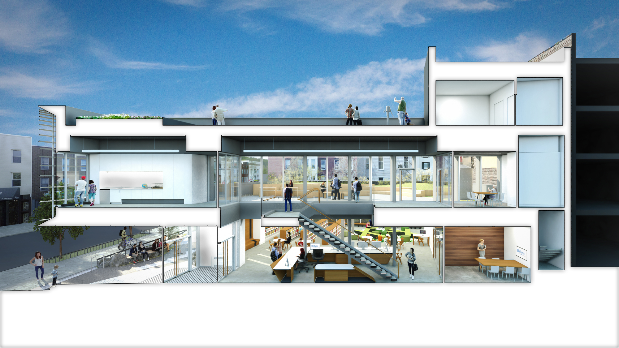 Gallery of Greenpoint Library and Environmental Education Center ...