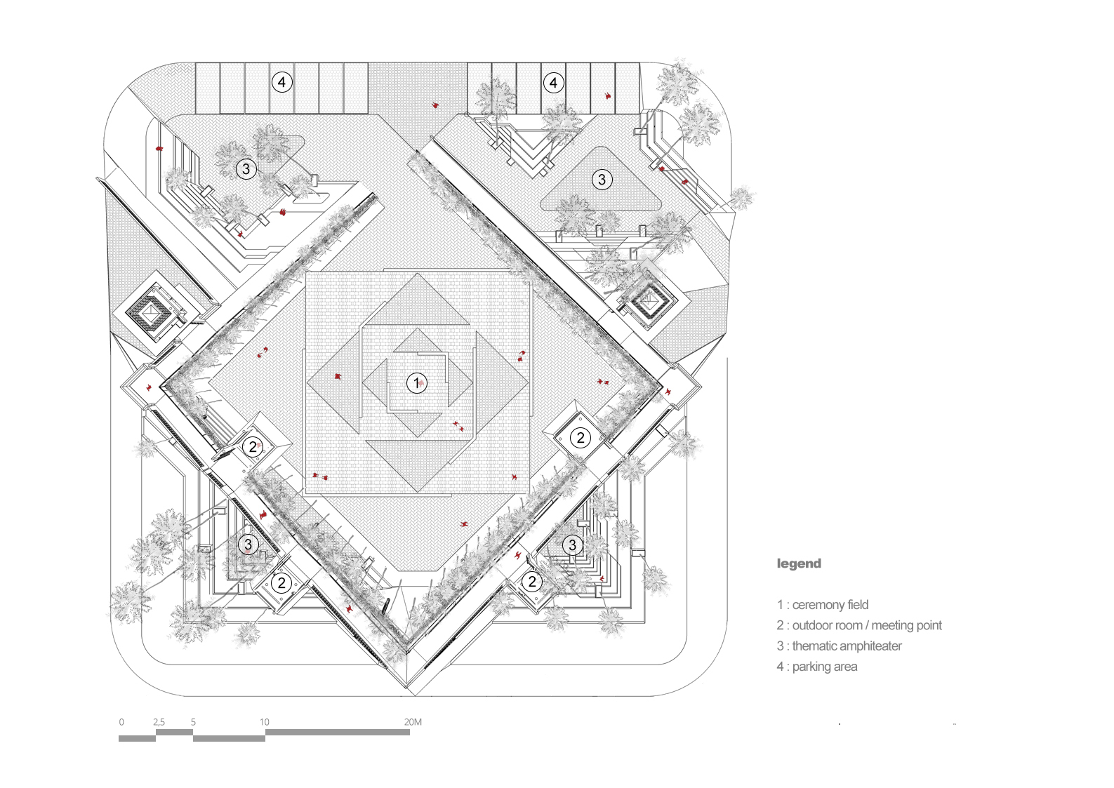 Gallery of Octagram Plaza / RAD+ar (Research Artistic Design ...