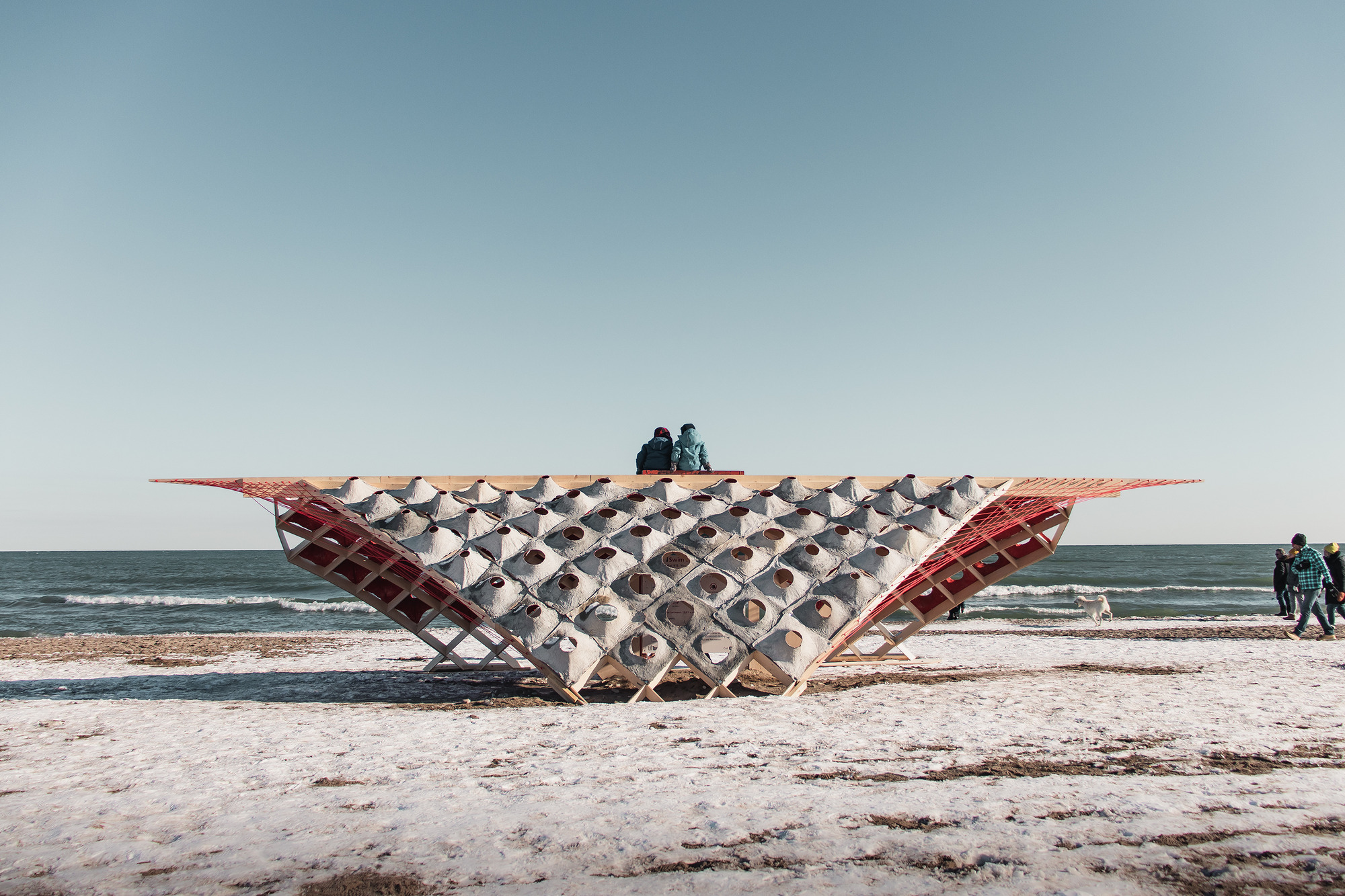 Gallery of A Pavilion That Unites Upcycling Materials, Automated ...