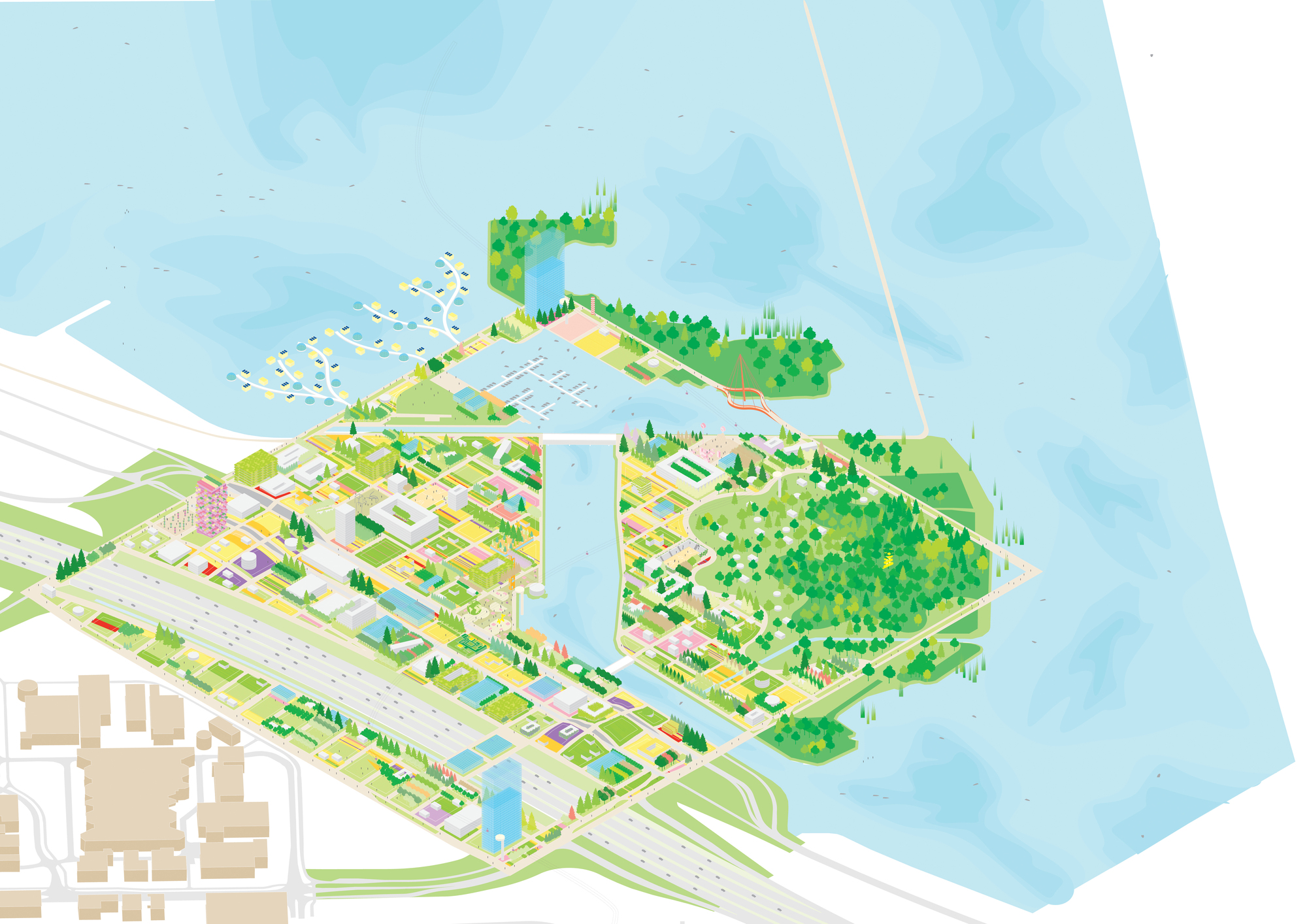 Gallery of MVRDV's Arboretum Masterplan In Almere Hosts Once-in-a ...