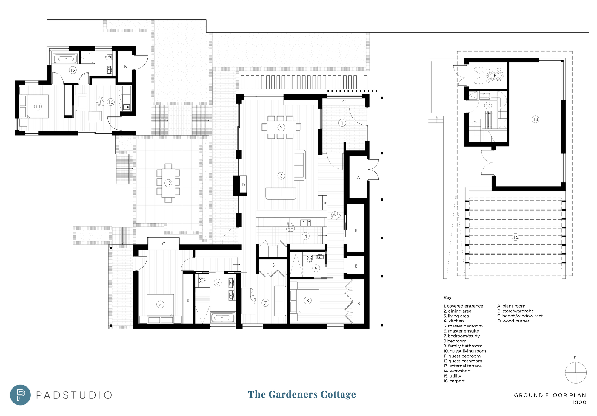 Gallery of Gardener’s Cottage / PAD studio - 42