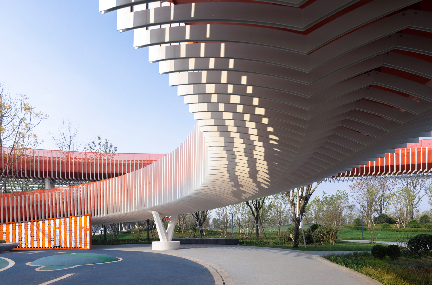 Gallery of Dongan Lake Sports Park Landscape Corridor / Atelier Sizhou - 15