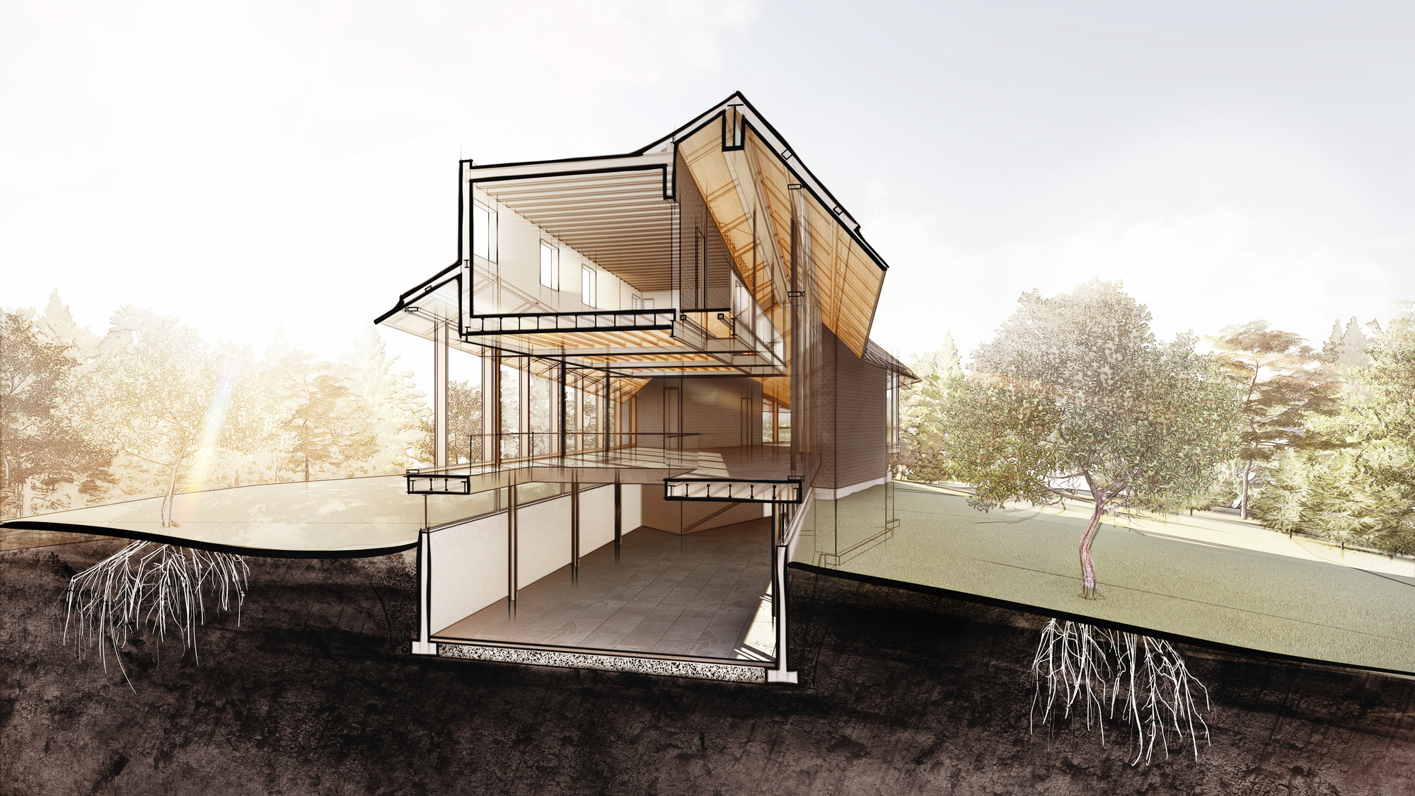 Gallery of Forest Retreat / Kariouk Architects - 29