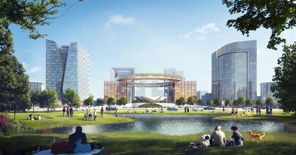 Gallery of Ennead Architects Reveals Masterplan for New Commercial Hub ...