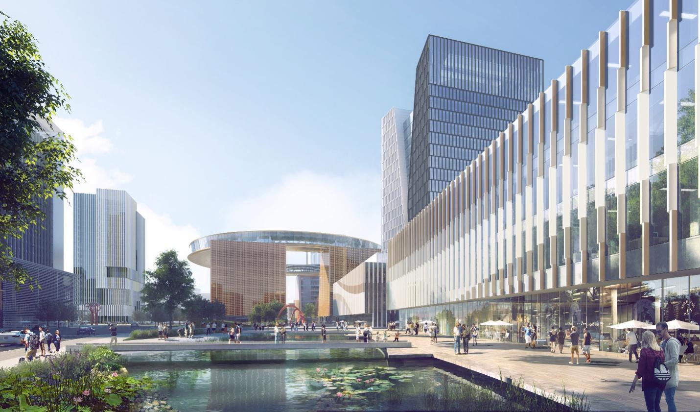 Gallery of Ennead Architects Reveals Masterplan for New Commercial Hub ...