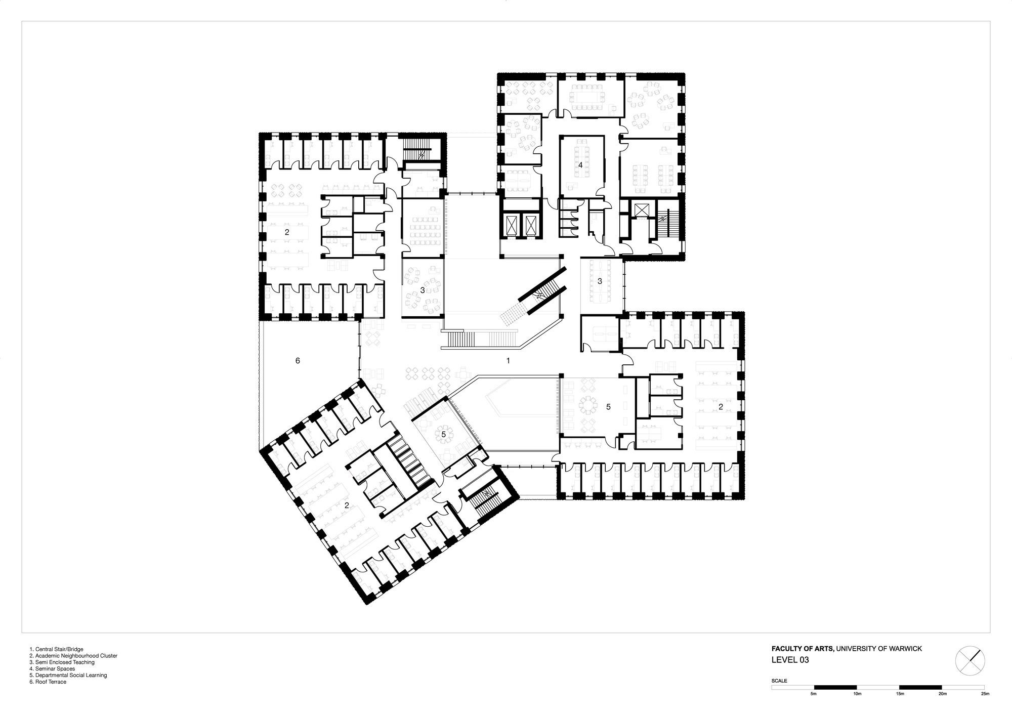 Gallery of Faculty of Arts Building University of Warwick / Feilden ...