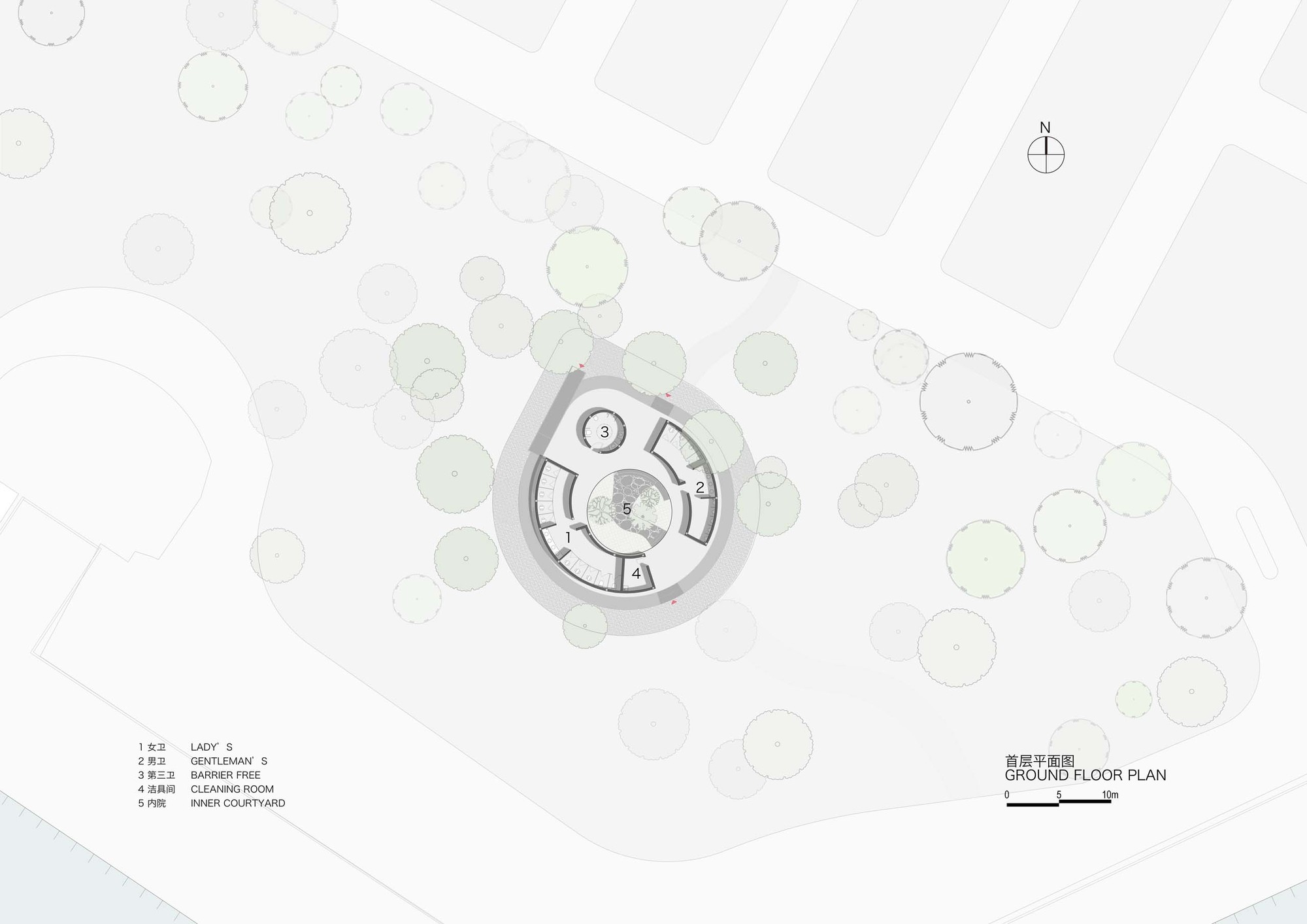 Gallery of Landscape Public Toilet of Liangzi Lake / UP Architecture - 25