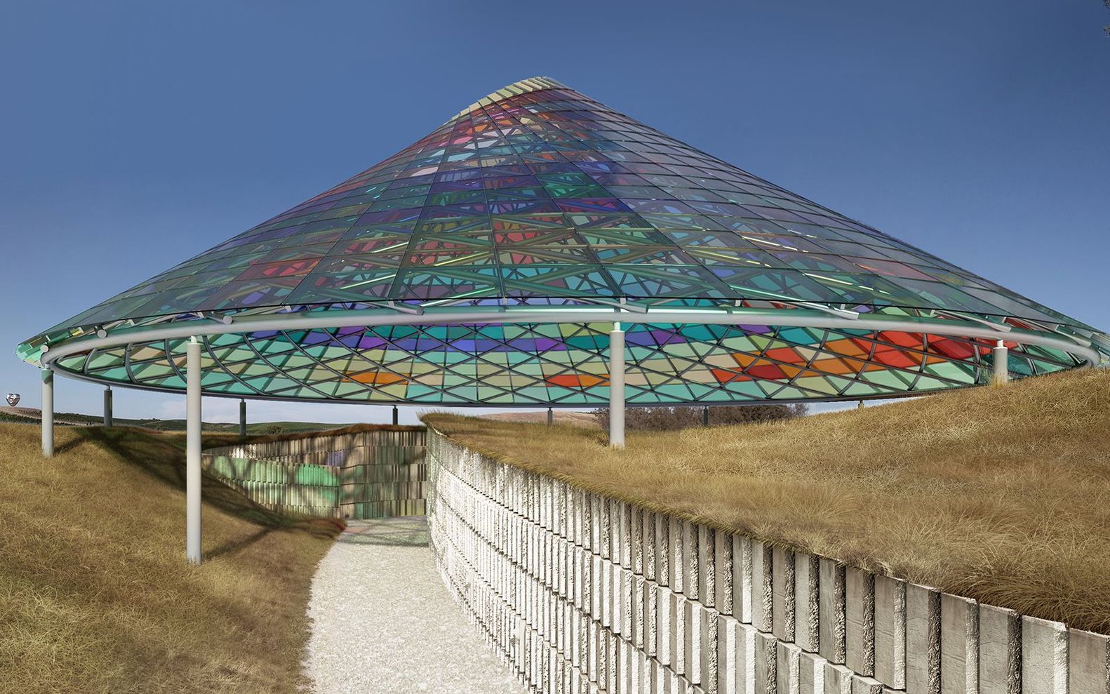 Gallery of Olafur Eliasson's Studio Other Spaces Designs Wine Tasting Pavilion in California - 7