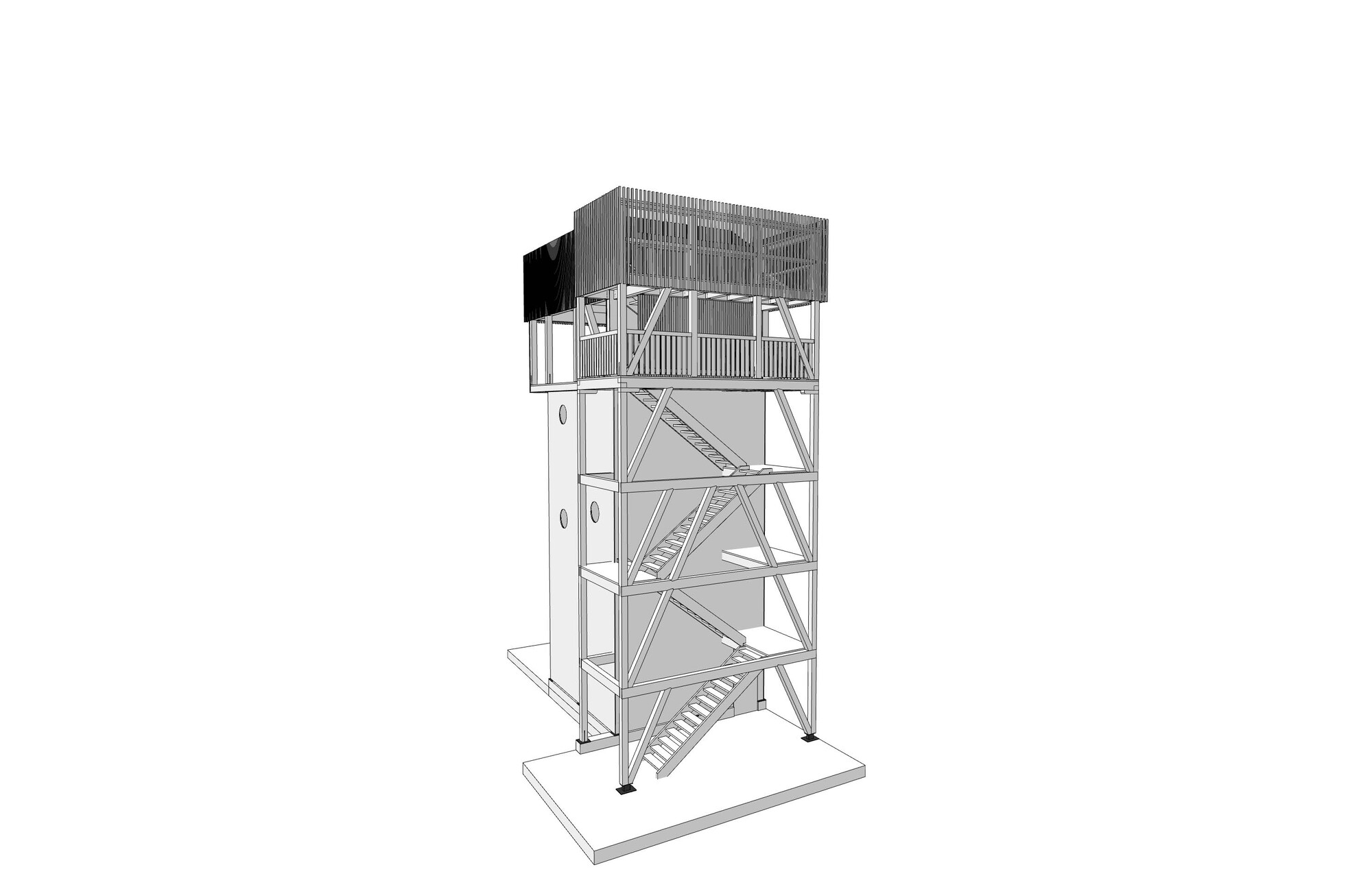 Gallery of form—follies—function Workshop Tower / HARDDECOR ARCHITEKTUR ...