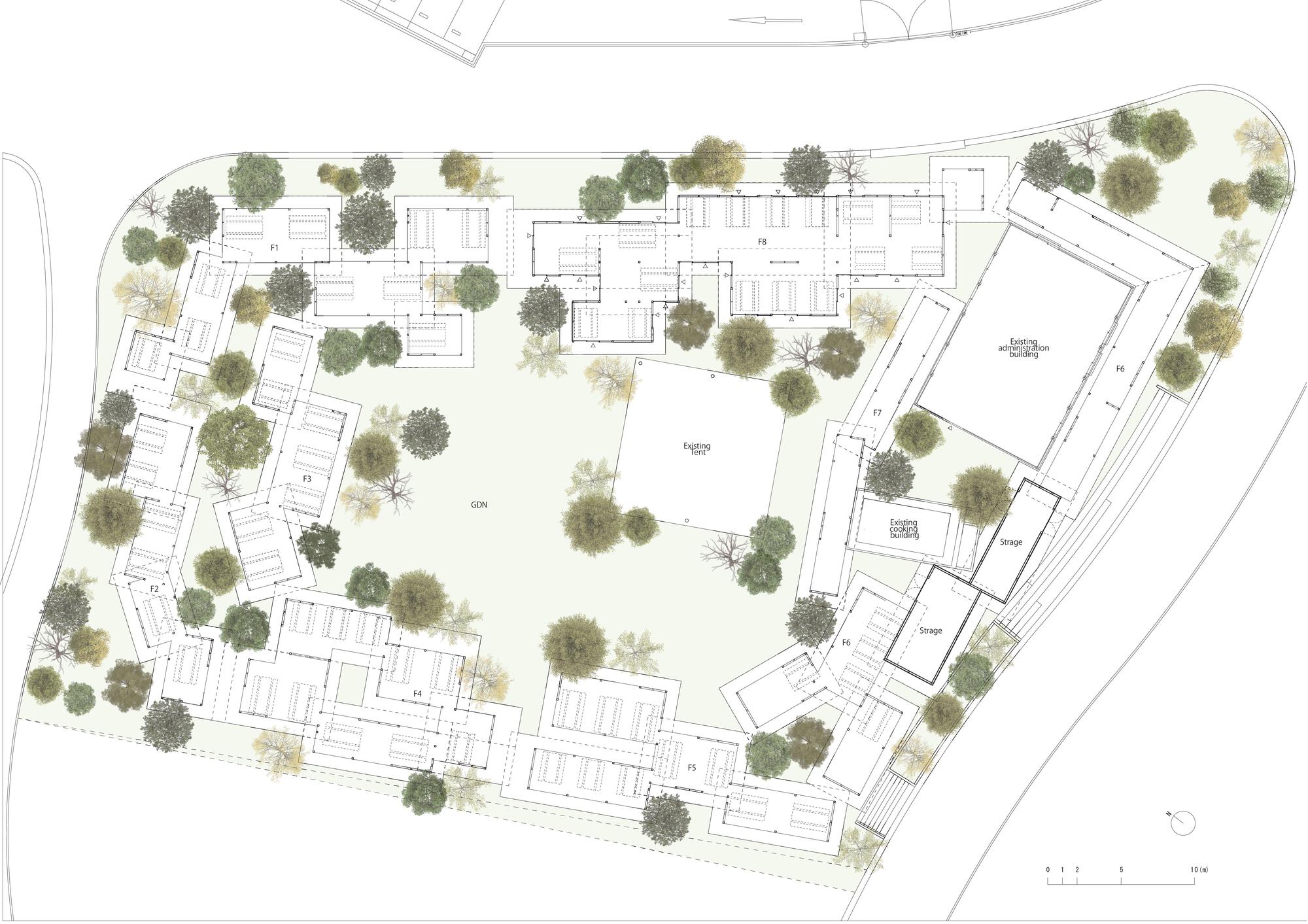 Gallery of Baraike Park Base Facility / Tomohiro Hata Architect and ...