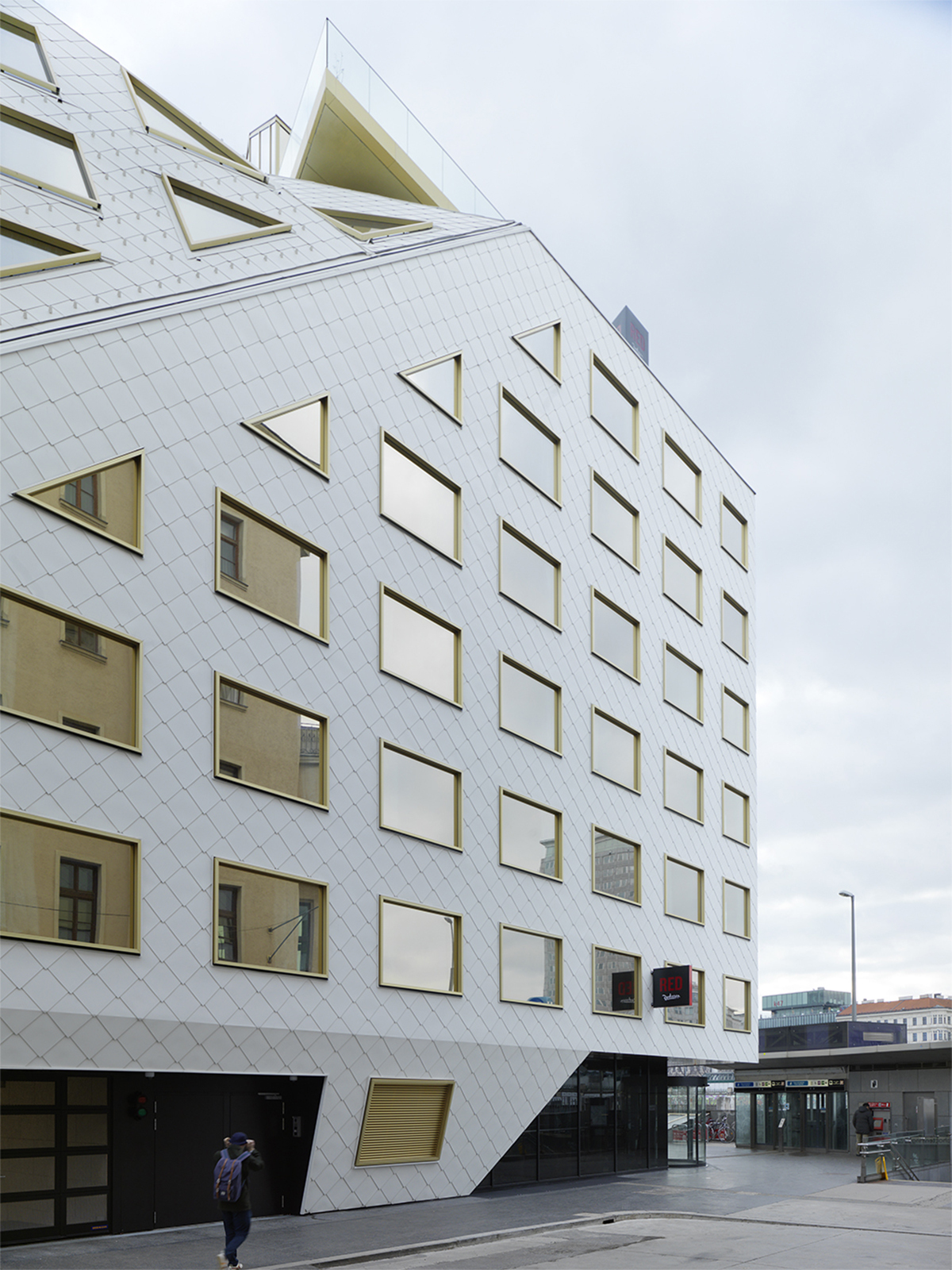 Gallery of The Rock Radisson Red Vienna Hotel / INNOCAD Architecture - 2