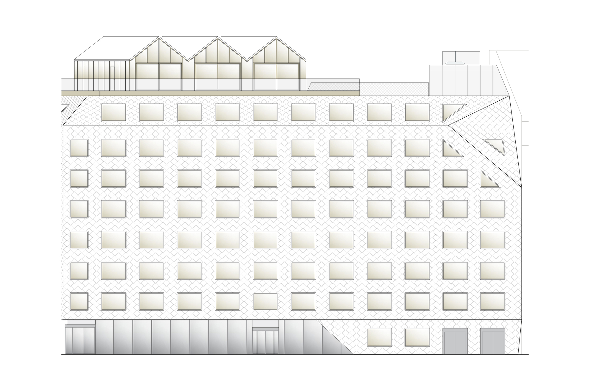 Gallery of The Rock Radisson Red Vienna Hotel / INNOCAD Architecture - 26