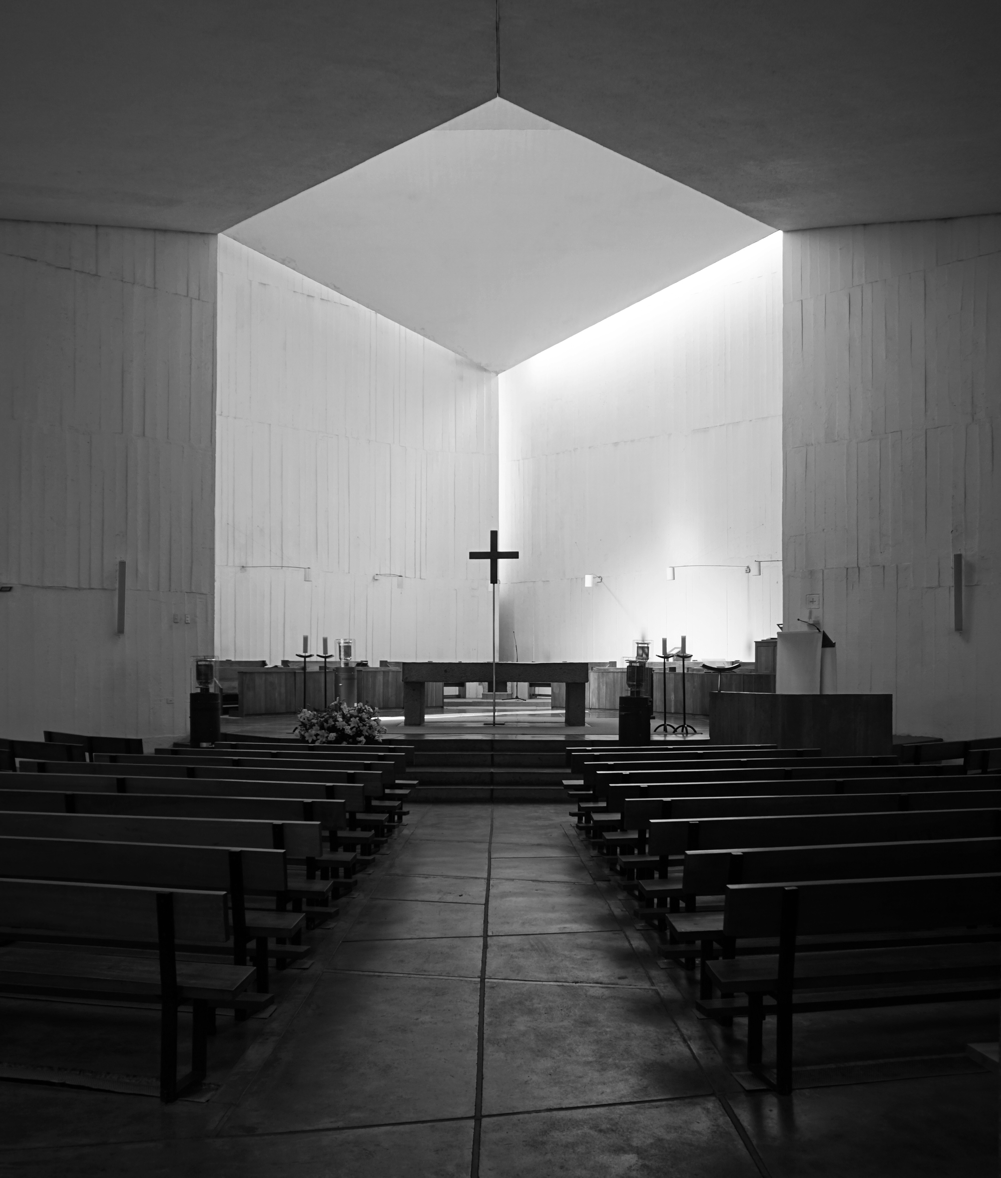Gallery of Architecture Classics: The Benedictine Monastery Chapel ...