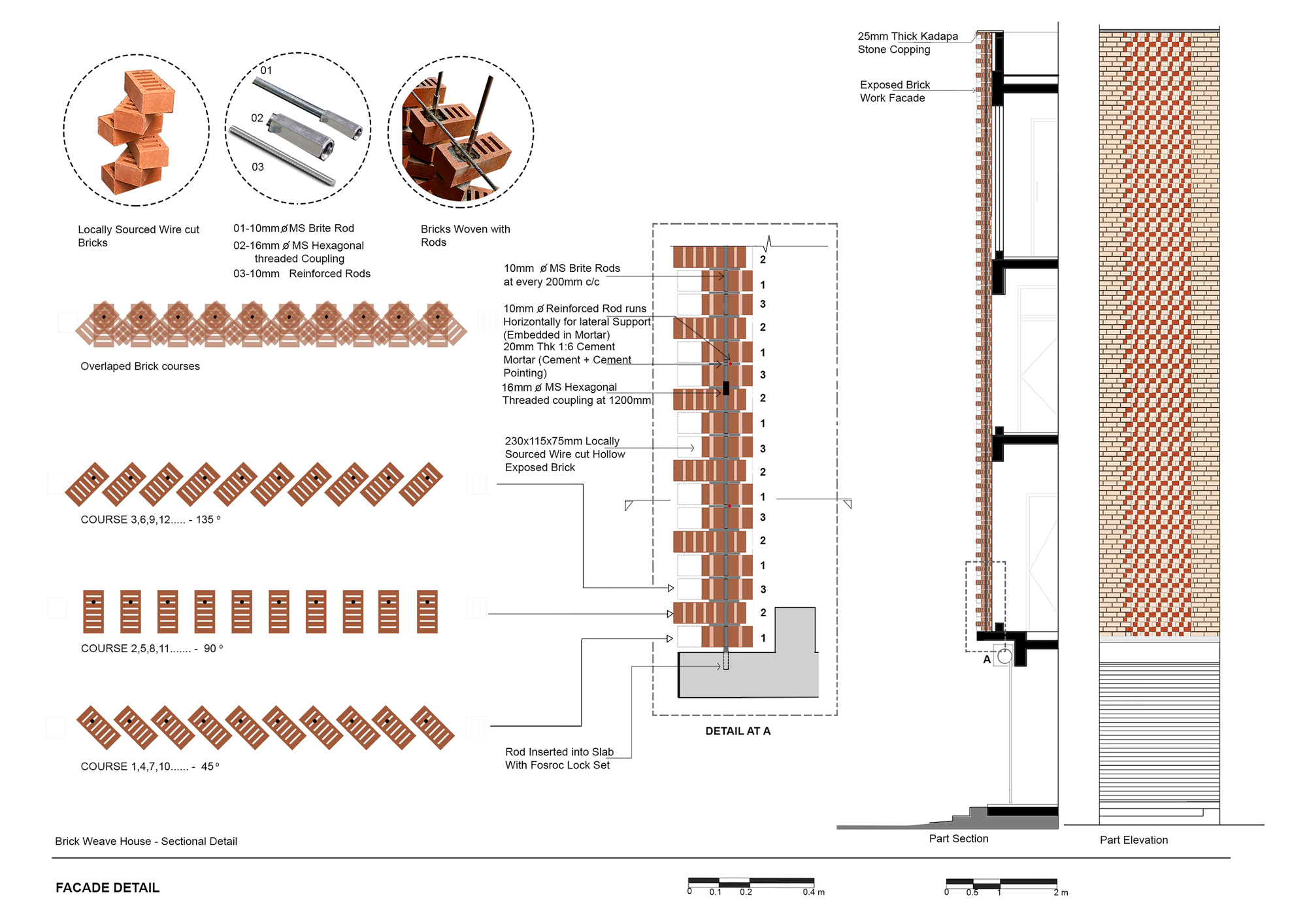 Gallery of Brick Weave House / 4site architects - 28