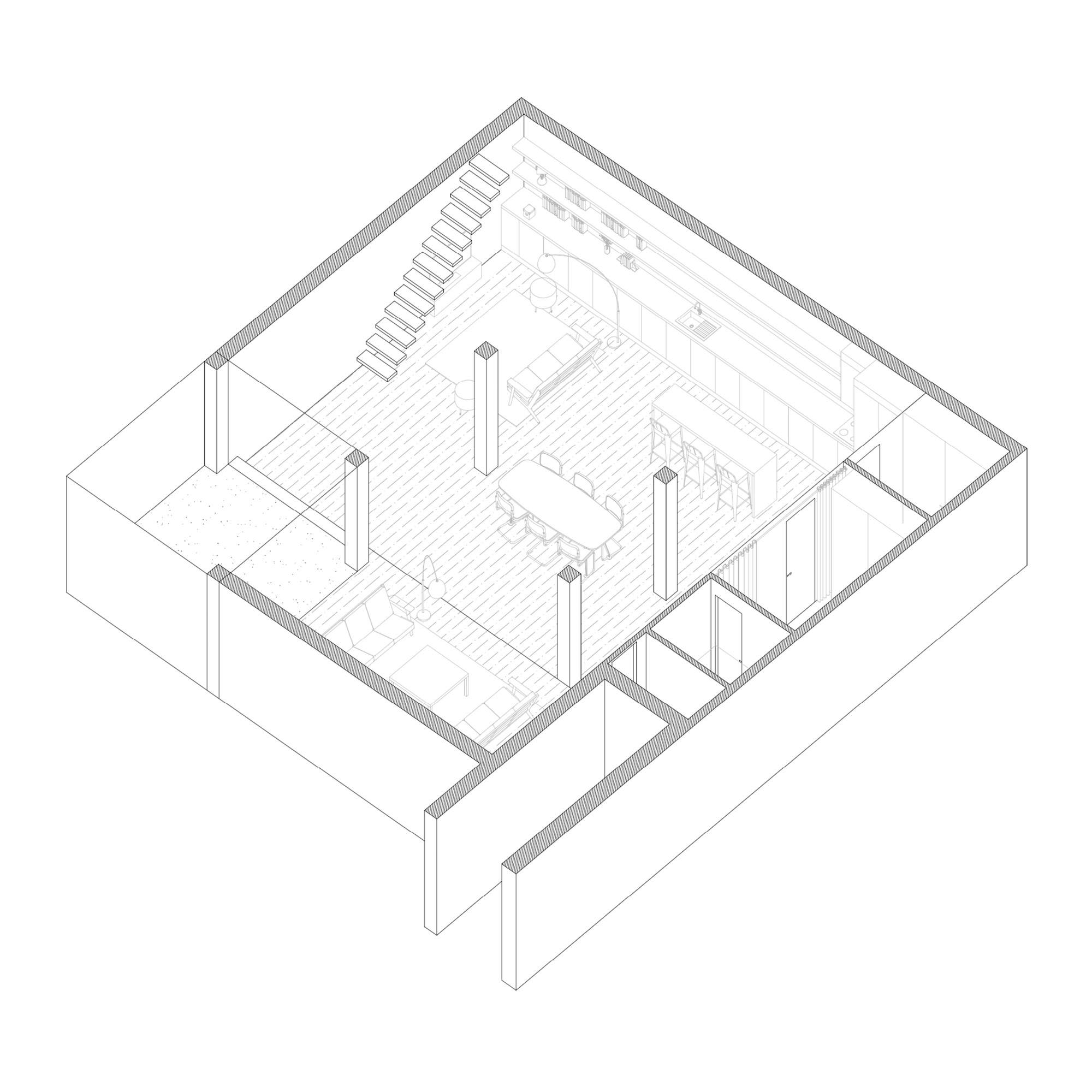 Gallery of Bodega Vespucci Loft / FRAME Studio - 23