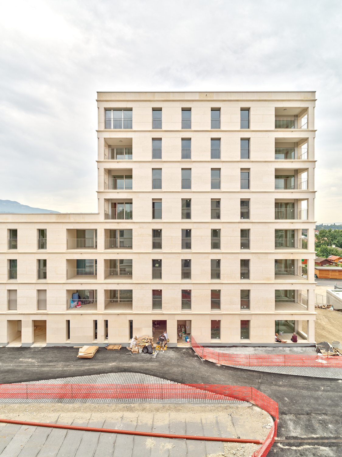 Gallery of Solid Stone Residential Blocks / Atelier Archiplein - 2