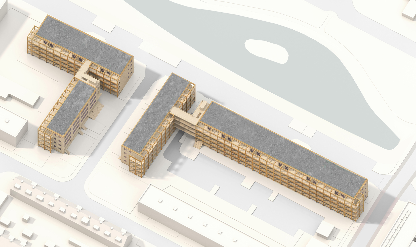 Gallery of HA-HA Designs Modular-Timber System to Create Affordable ...