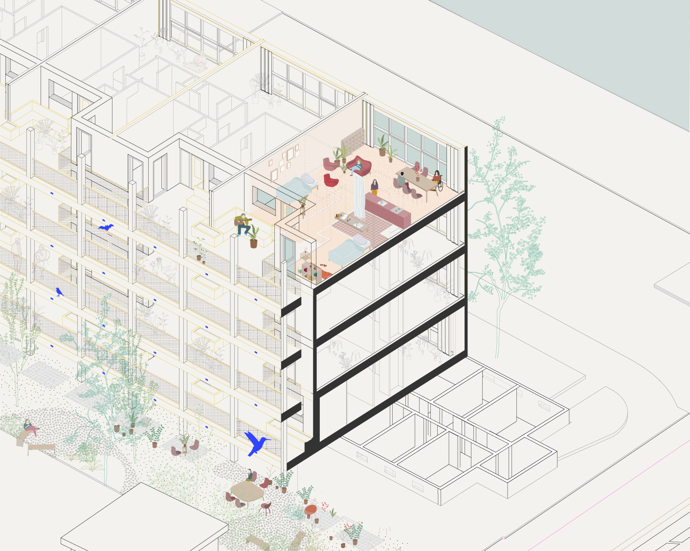 Gallery of HA-HA Designs Modular-Timber System to Create Affordable ...