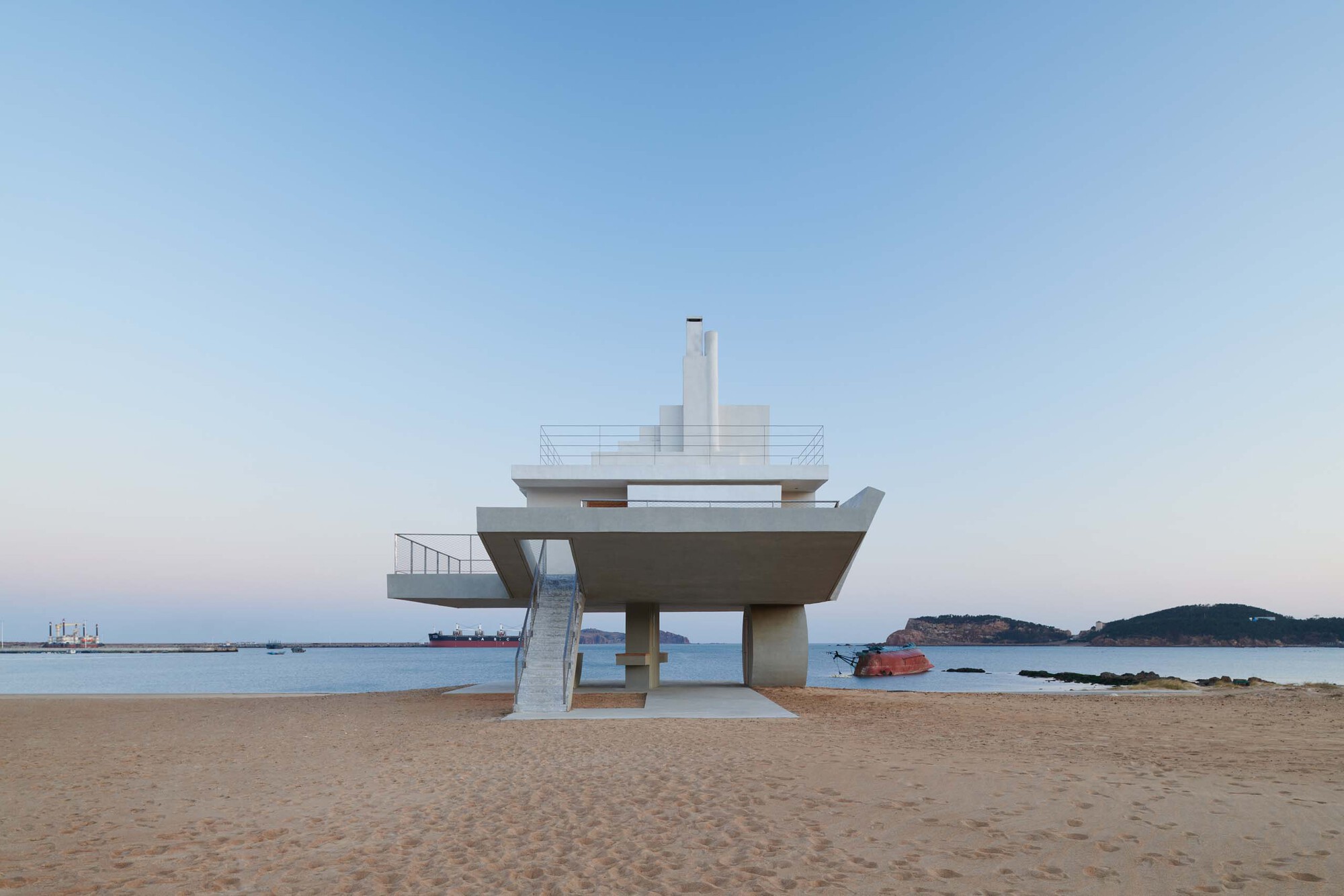 Gallery of Seaside Floating Pavilion / TAO (Trace Architecture Office) - 7