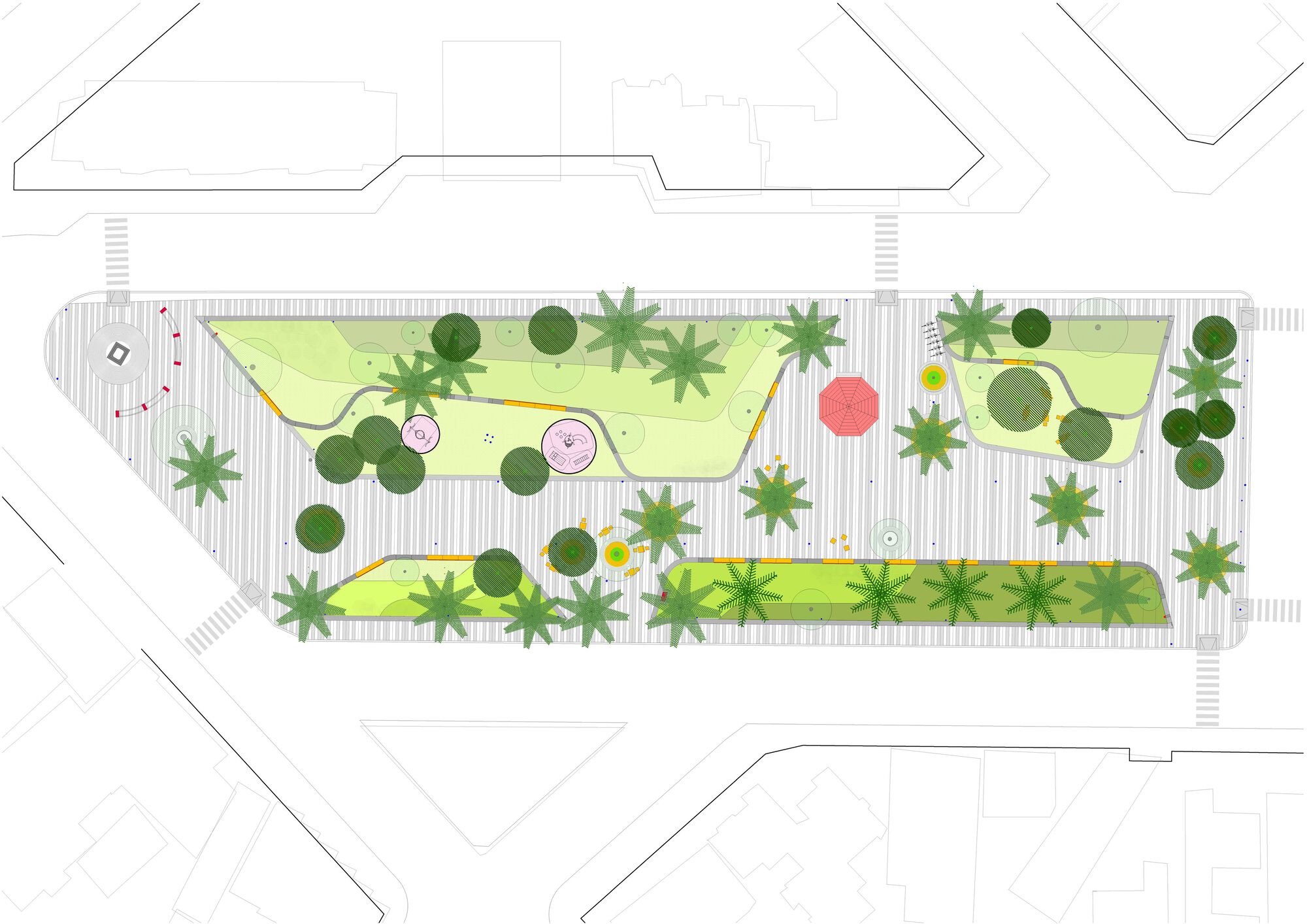 Galería de Reposición Integral del Parque Brasil en Antofagasta / AGR ...