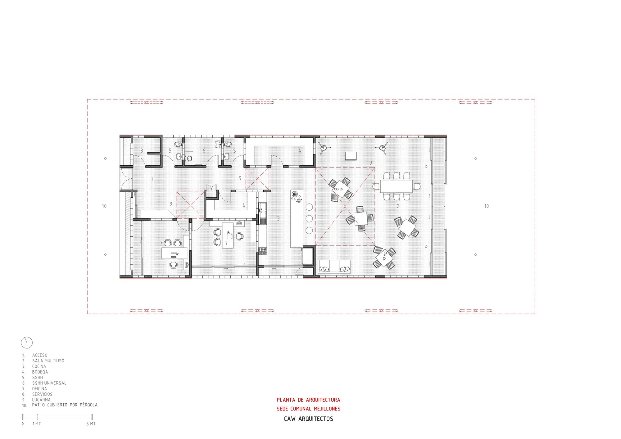 Galería de Centro comunal Mejillones / CAW Arquitectos - 16