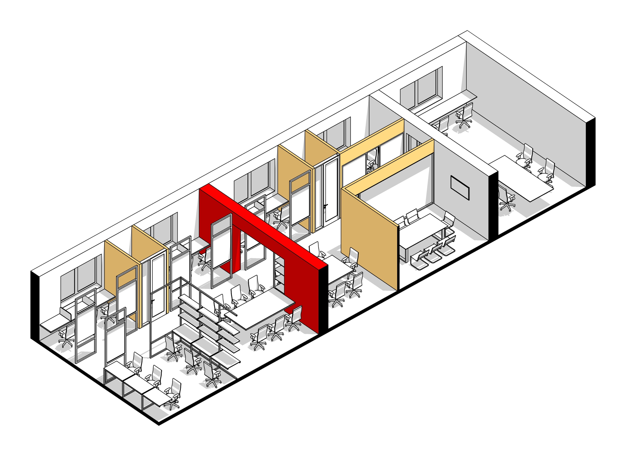 Galeria de coworking [hub] / architecture & design bureau [a:kitekt] - 16