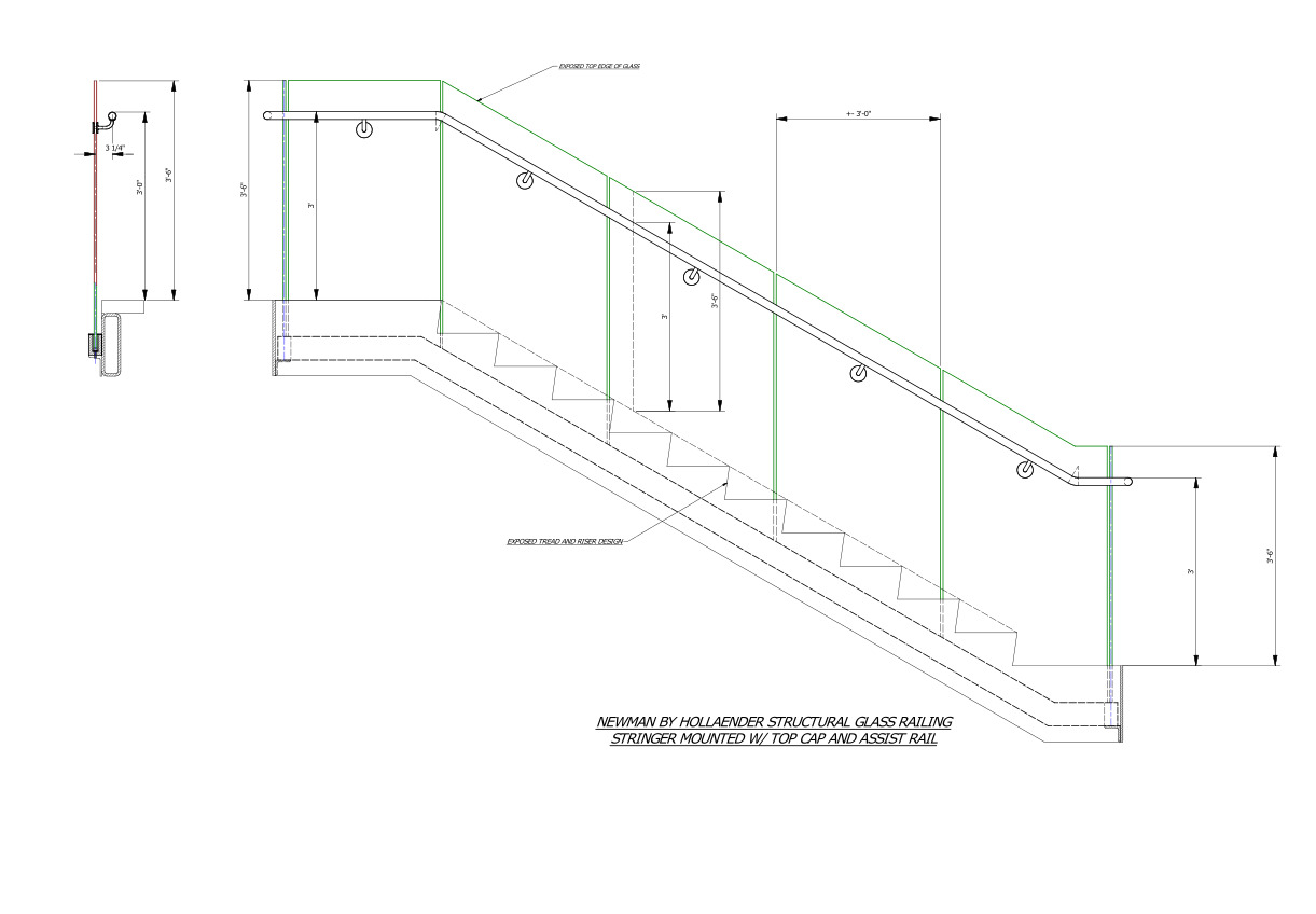 画廊 栏杆的扶手和面板材料选择，Hollaender 指南 - 11
