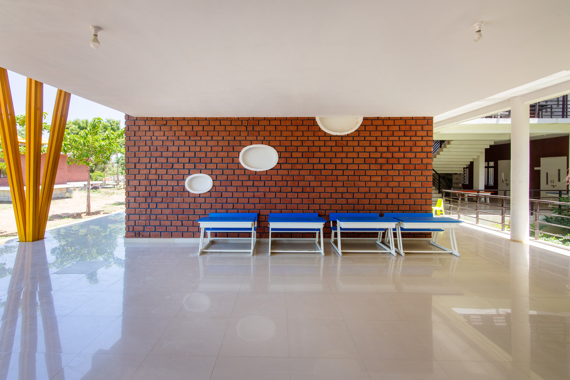 Gallery of Akshara Vidya Mandir School Administration Building / Exurb ...