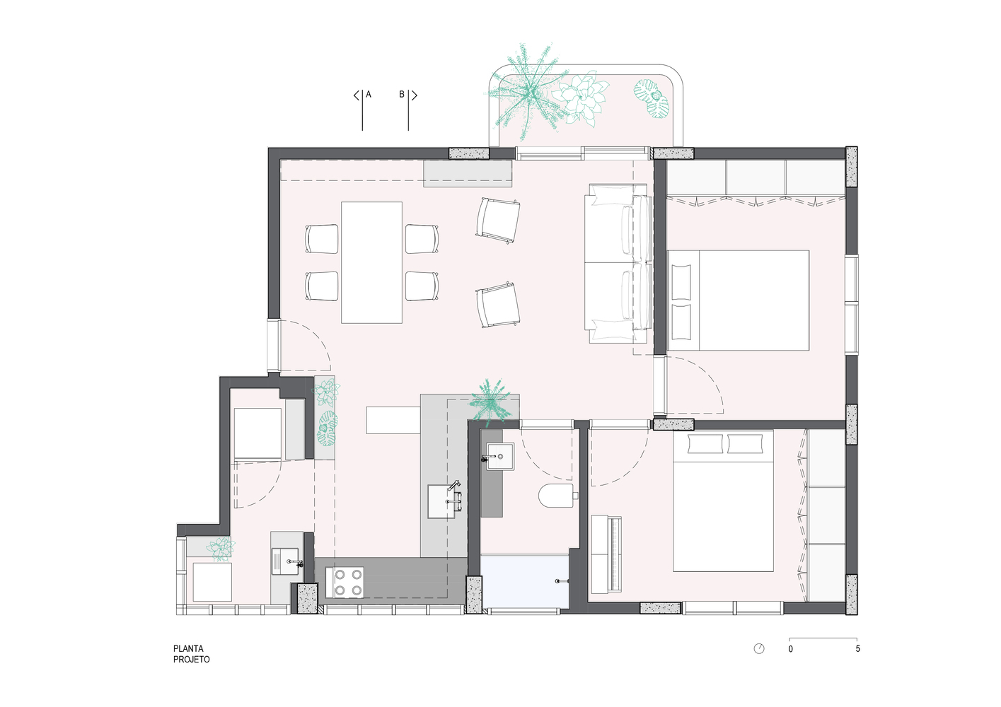 Gallery of Living Rooms: 10 Layouts in Brazilian Apartments - 20