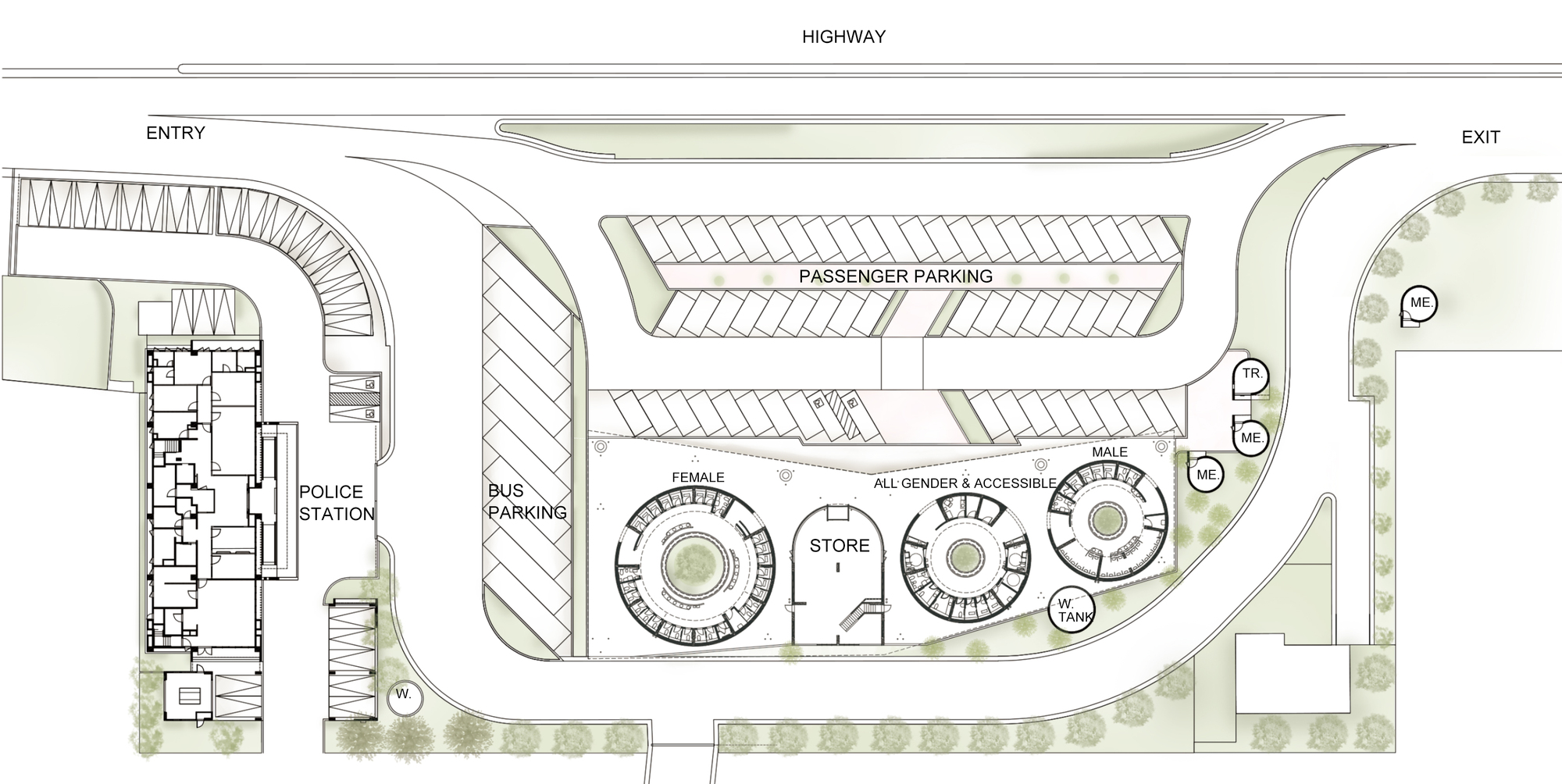 Gallery of Yangmei Rest Area / Betty Chou Architect & Associates + Chin ...