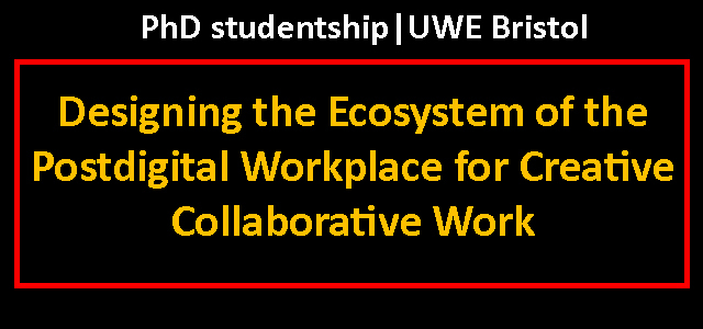 Fully-funded PhD studentship: Designing the Ecosystem of the ...