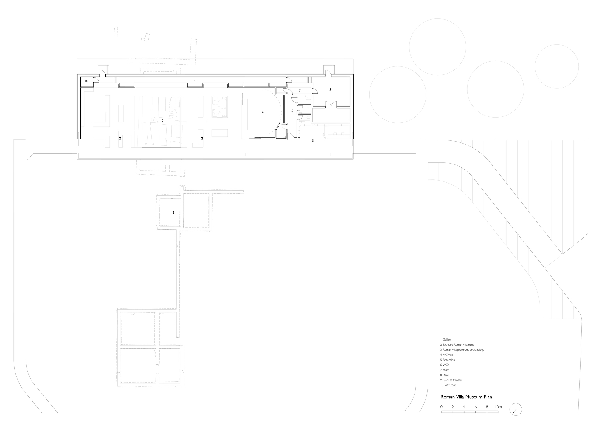 Gallery of Roman Villa Museum / Stonewood Design - 34