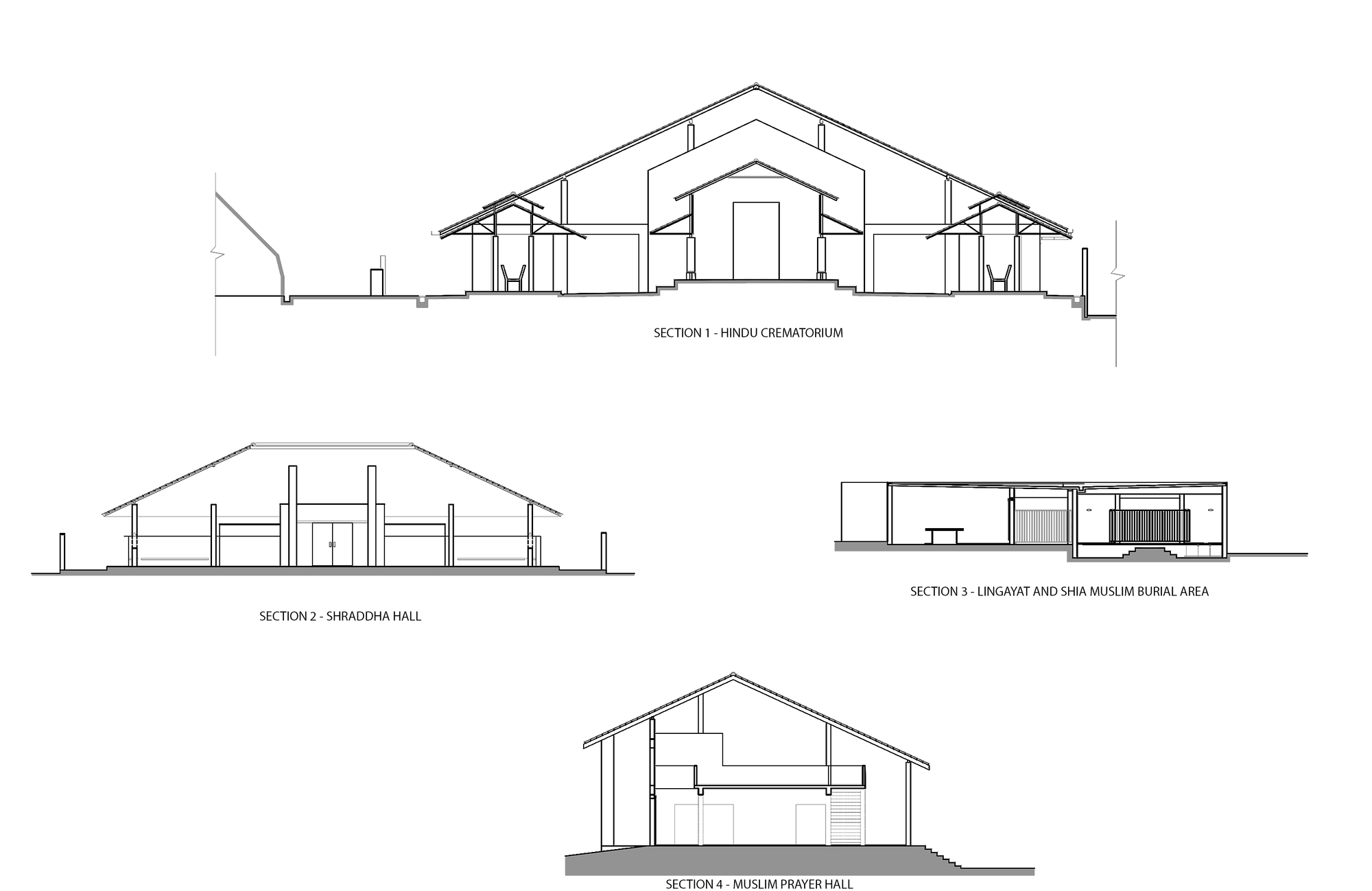Gallery of MOKSHA Crematorium / Rahul Deshpande and Associates - 24