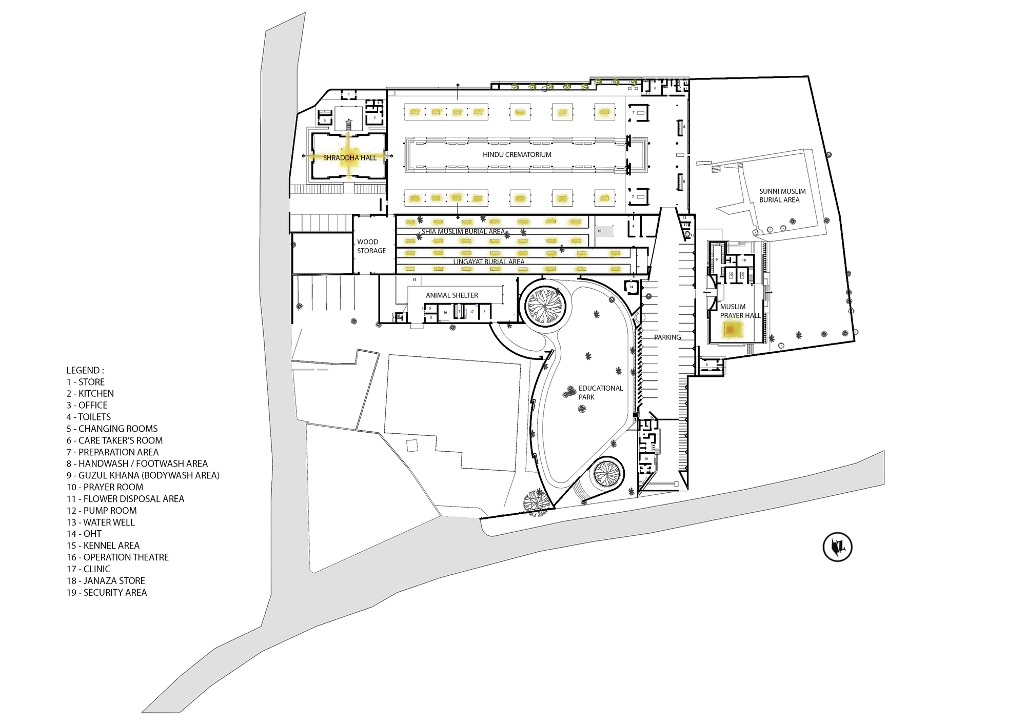 Galeria de Crematório MOKSHA / Rahul Deshpande and Associates - 23