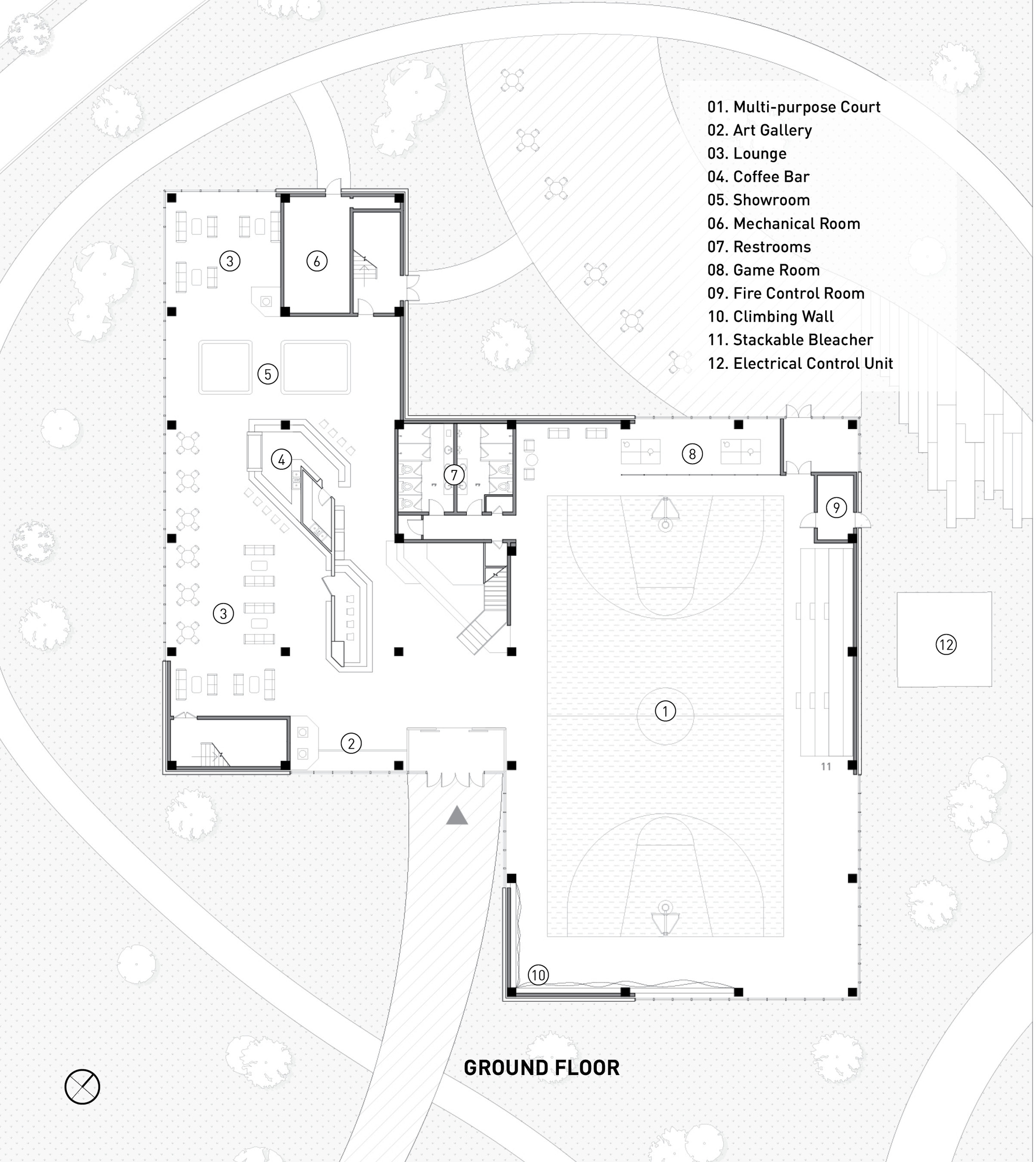 Gallery of Changchun Community Sports Complex / GBBN - 15