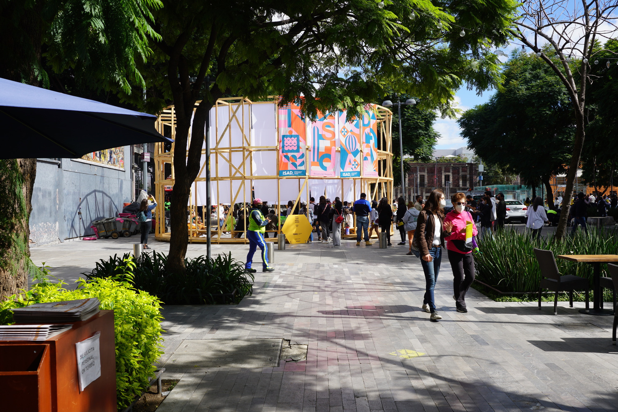 Galería de Conoce las instalaciones efímeras construidas para los pabellones Mextrópoli 2022 - 5