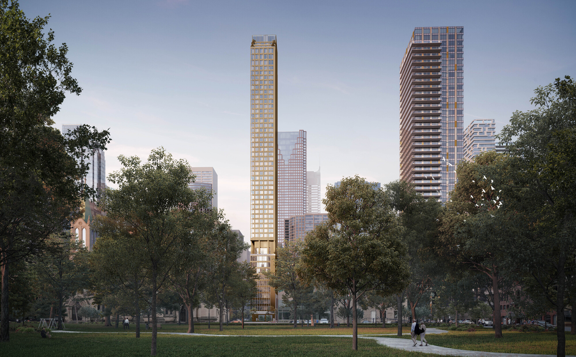 Gallery of BDP Quadrangle Reveals Design for Super-Thin Skyscraper in ...