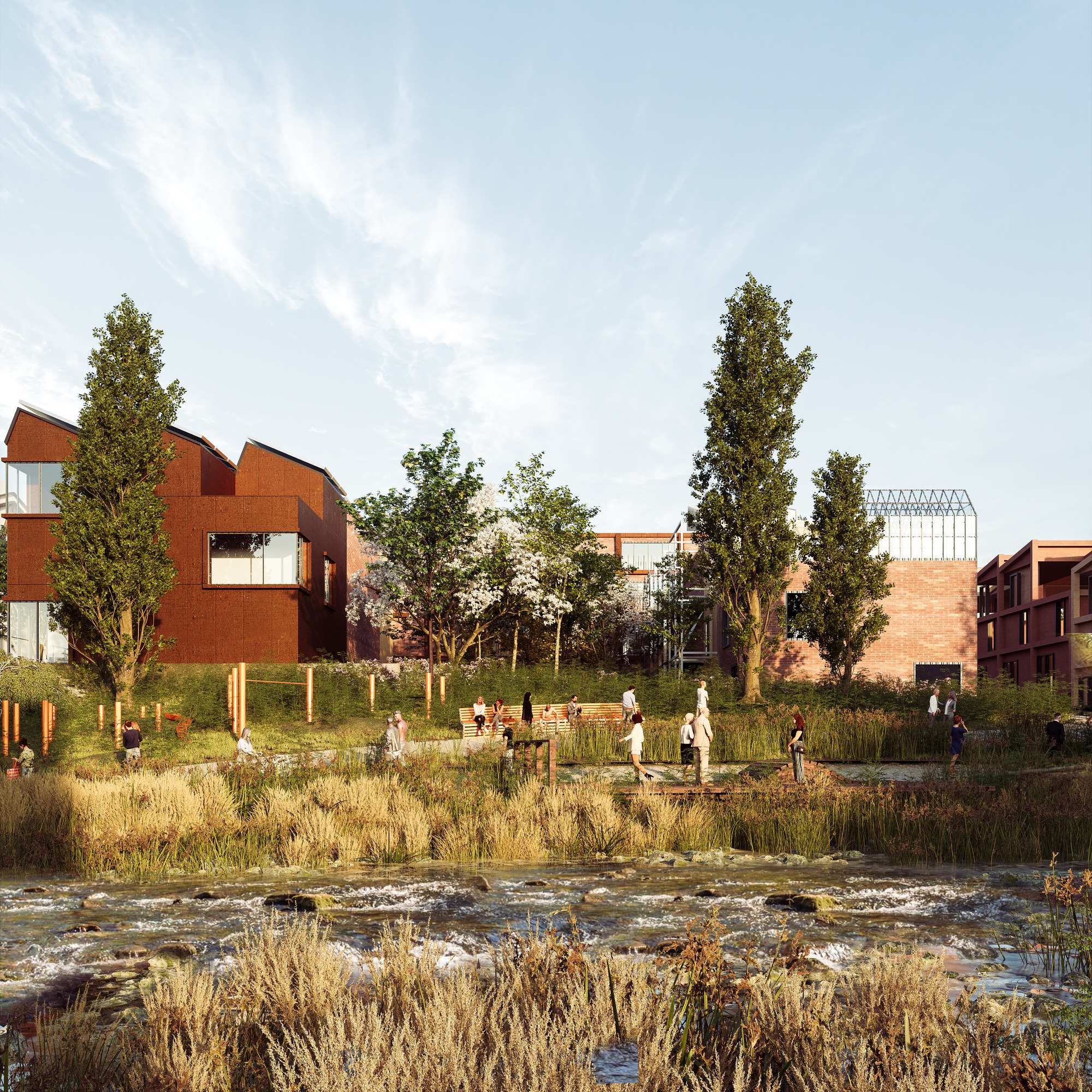 Gallery of Urban Agency and COBE Design Master Plan for Esch-Sur ...