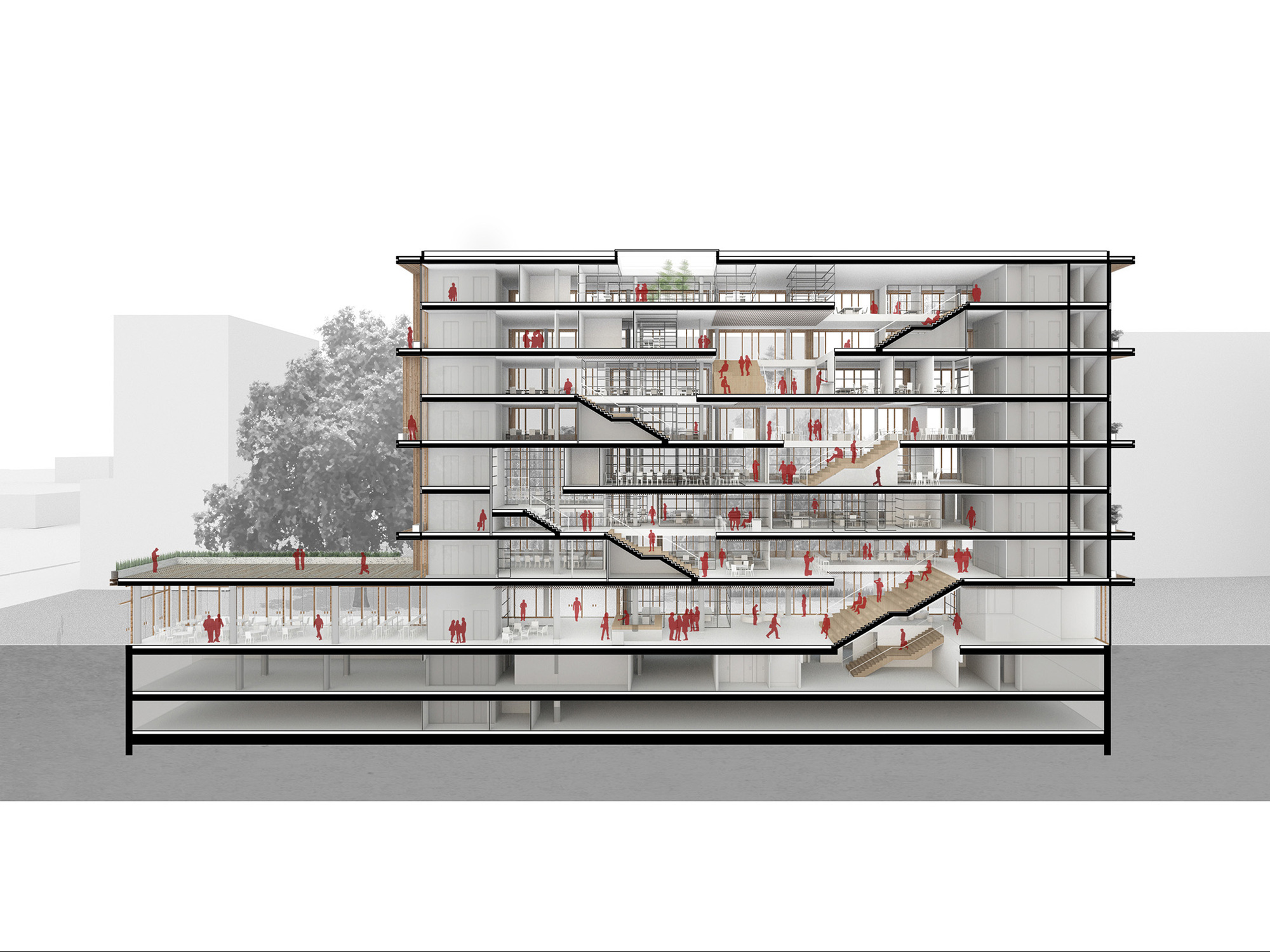 Gallery of Doctors Without Borders Headquarters / Sauerbruch Hutton - 24