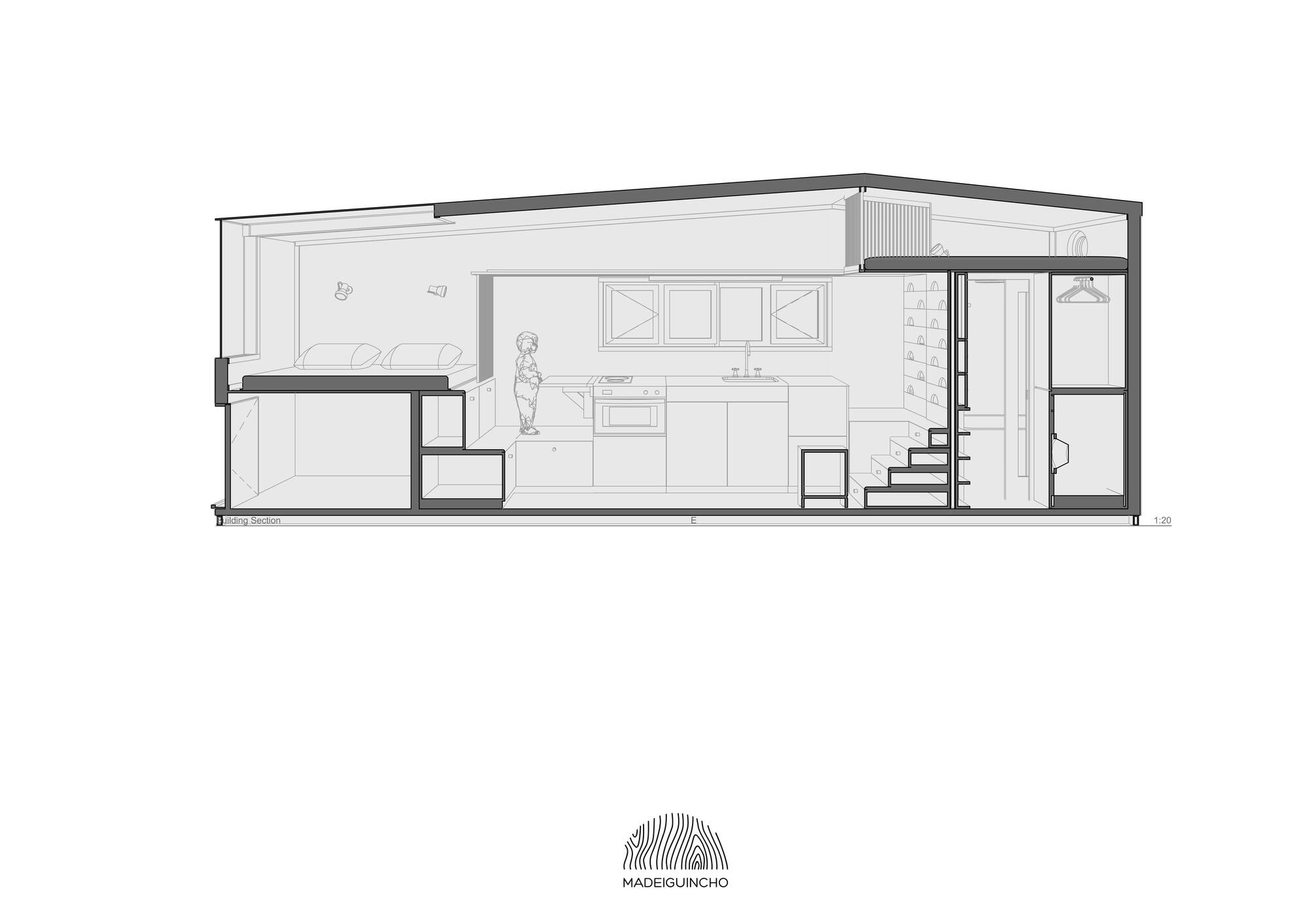 Gallery of Meco Tiny House / Madeiguincho - 19